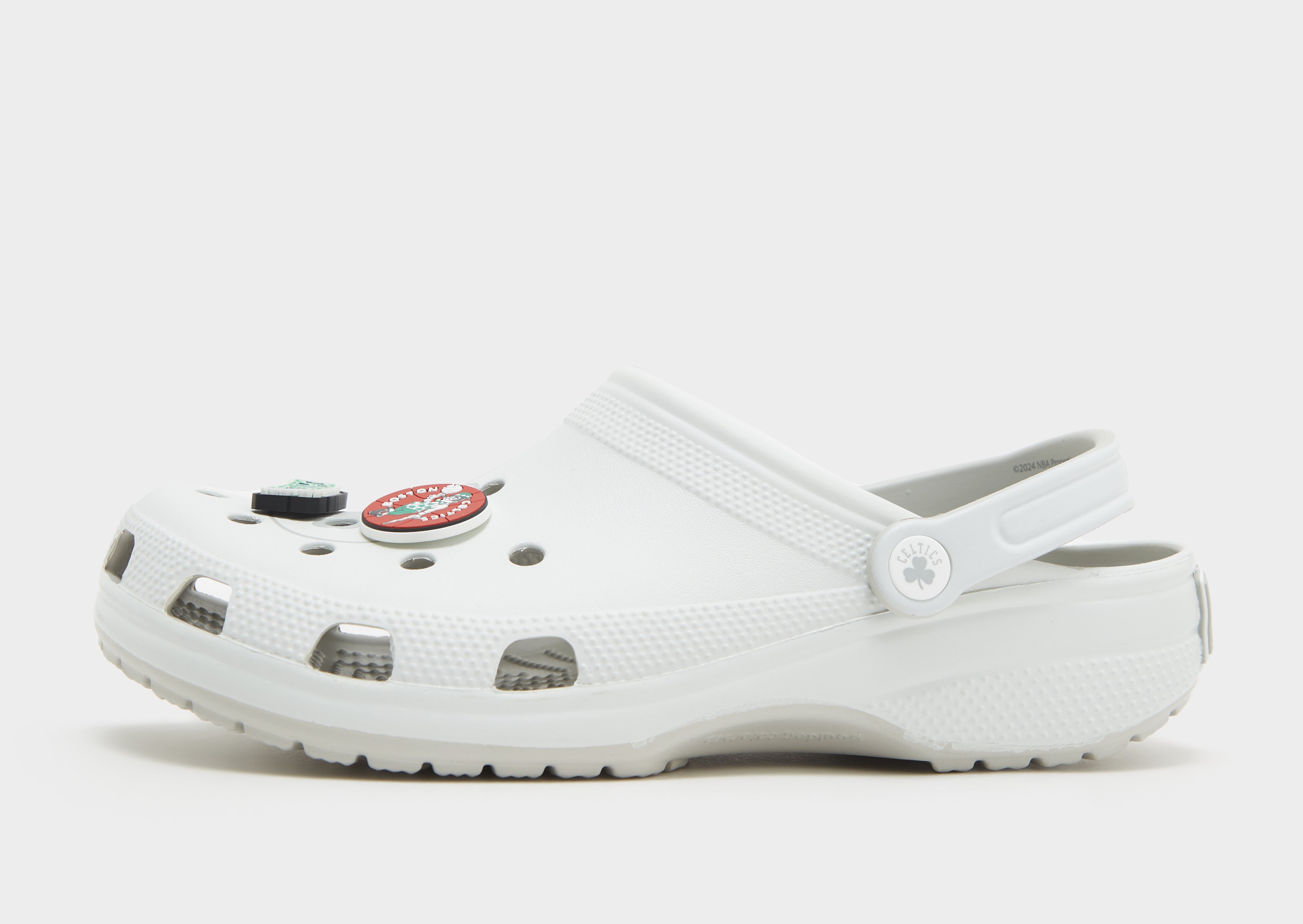 Grey Crocs Classic Clog Boston Celtics Jd Sports