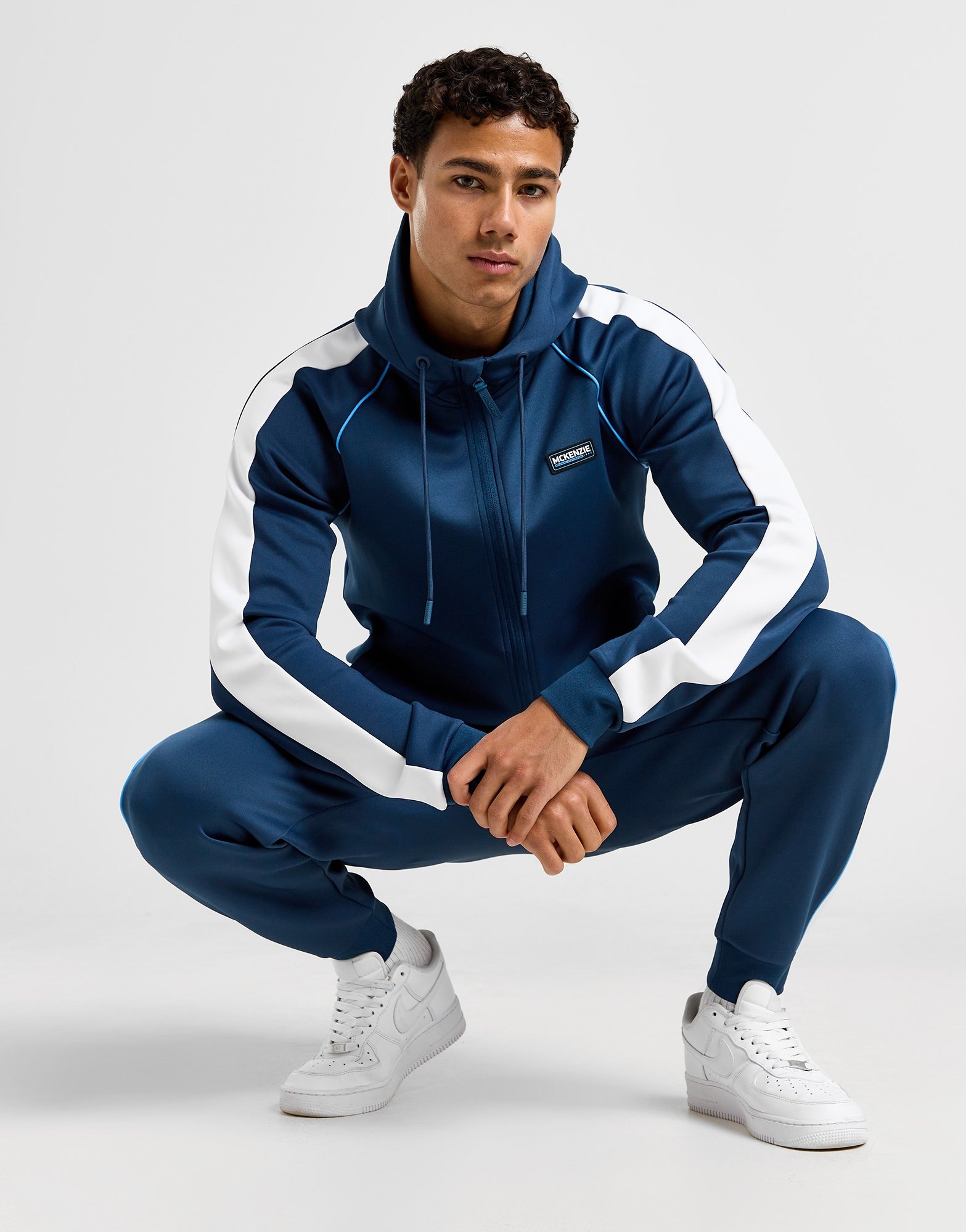 McKenzie Sudadera con Capucha Medley Poly Zip en Azul - JD Sports España