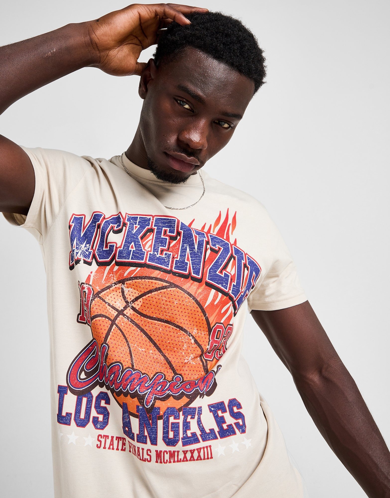 McKenzie Fireball T-Shirt in Marrone | JD Sports