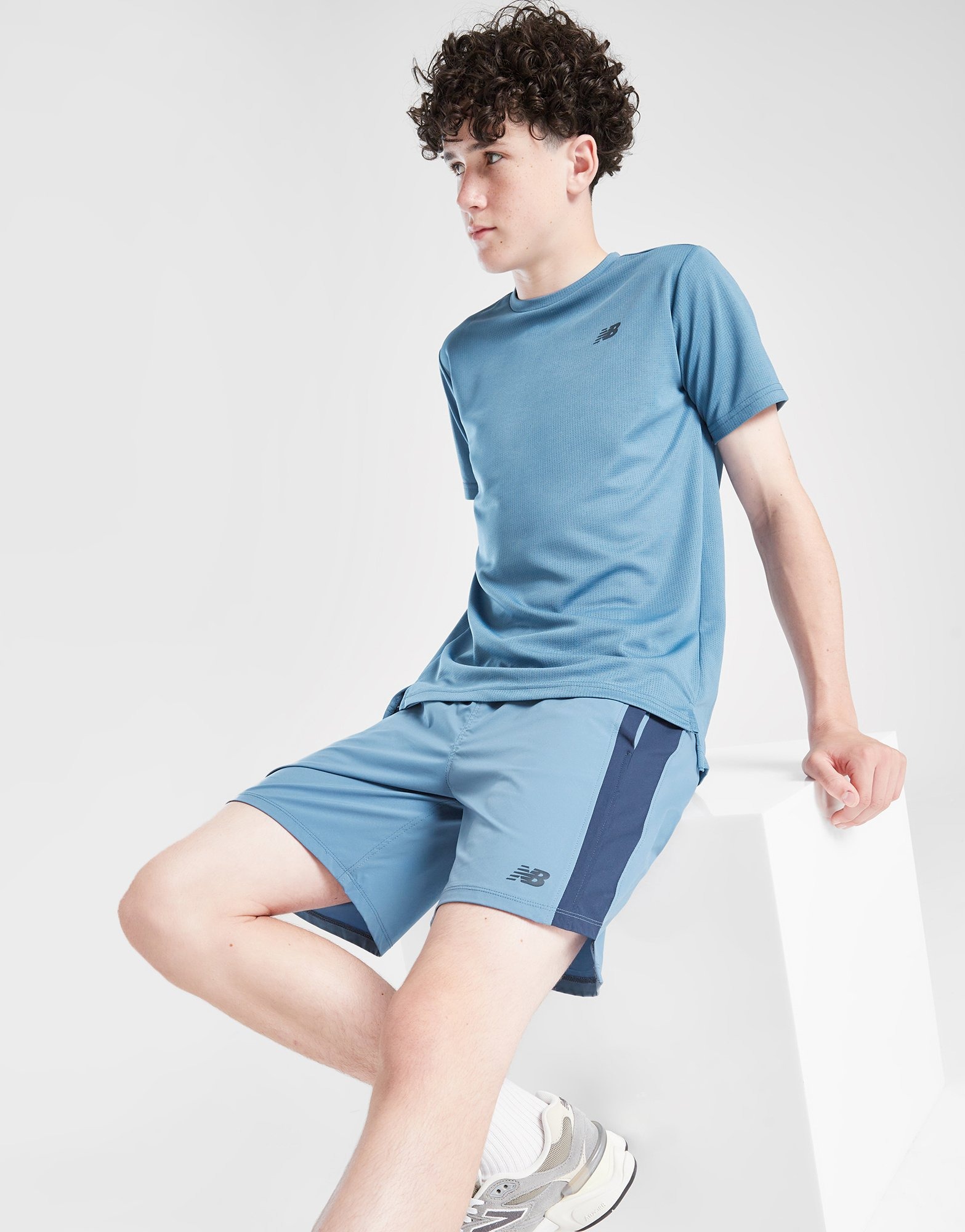 Blue New Balance Accelerate Shorts Junior - JD Sports Global
