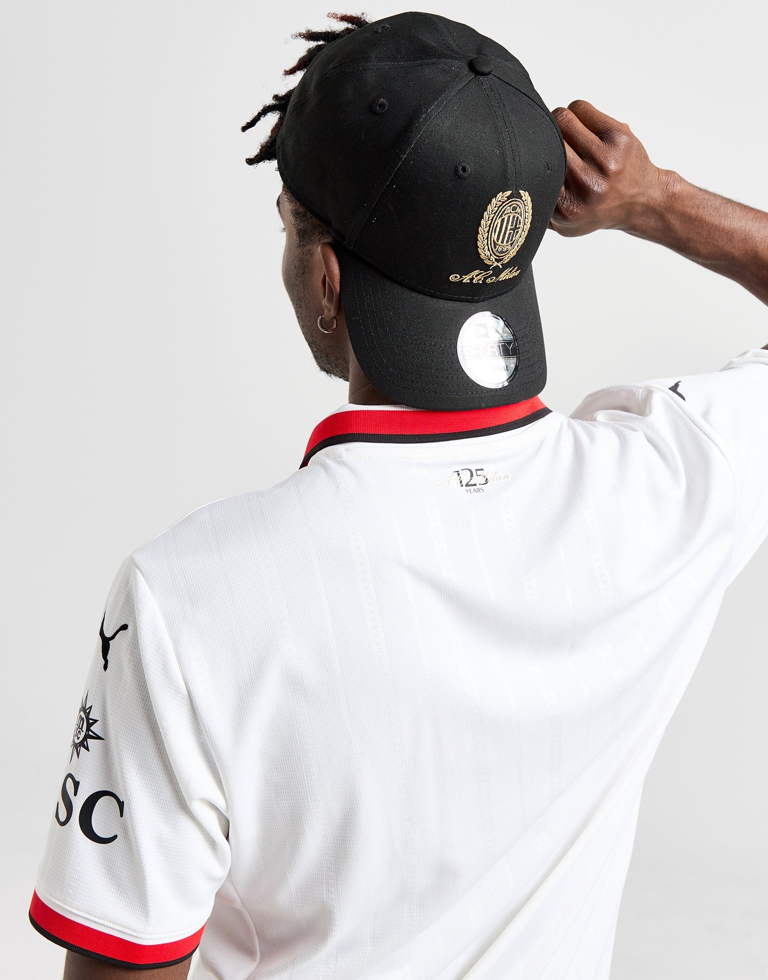 Black New Era AC Milan Heritage 9FORTY Cap - JD Sports