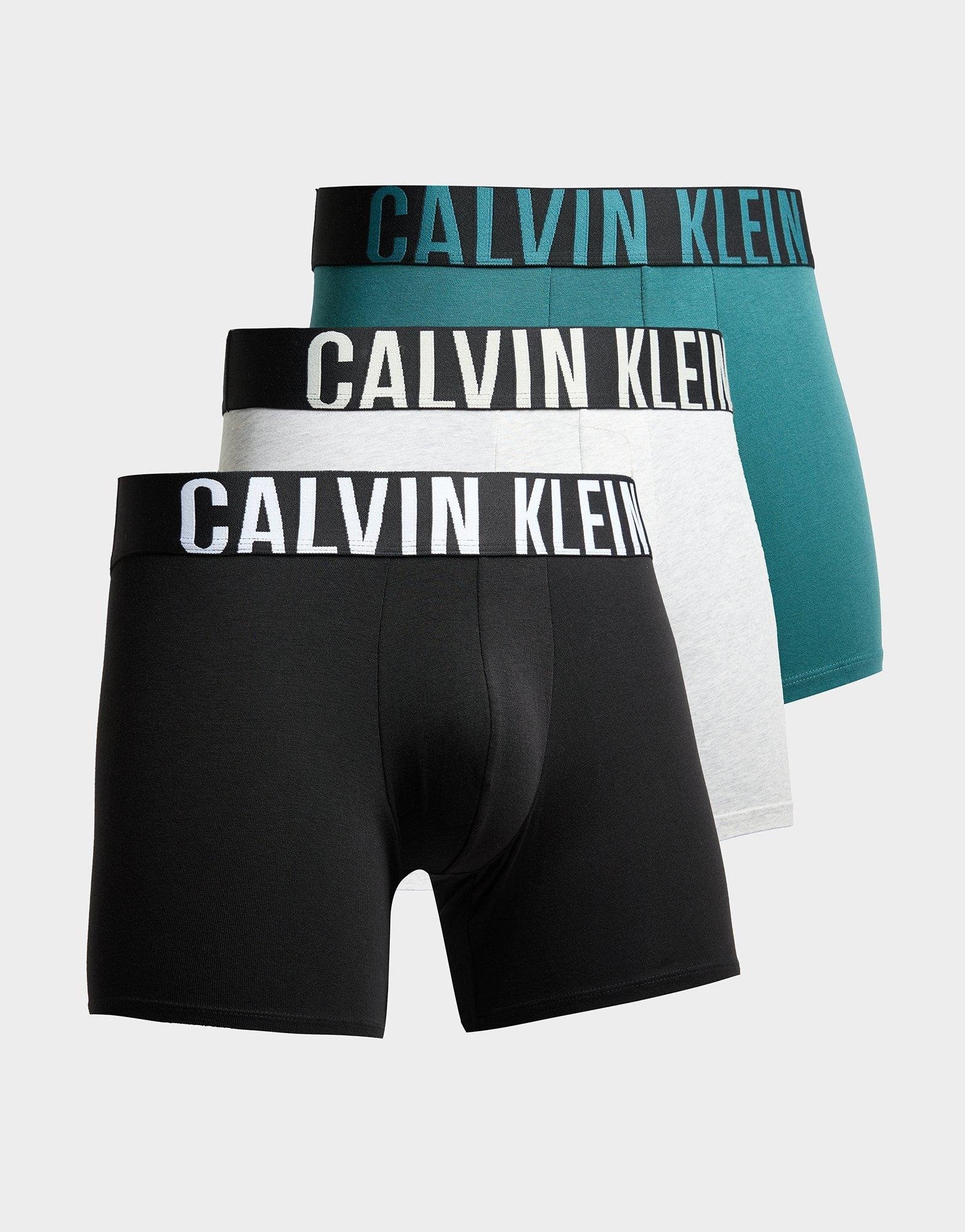 Black Calvin Klein 3 Pack Intense Power Boxers Jd Sports Nz