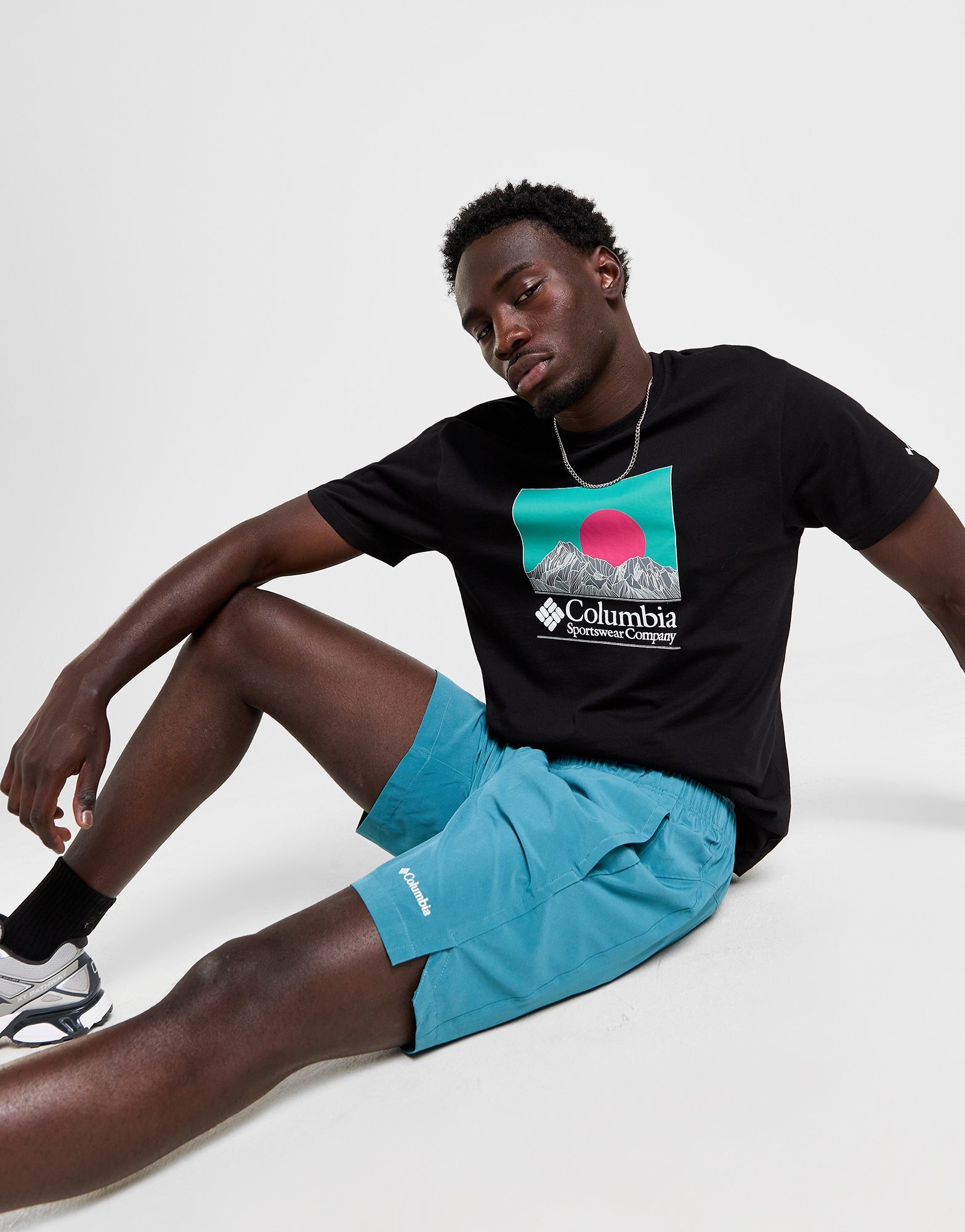 Columbia T-Shirt Henlow em Preto | JD Sports