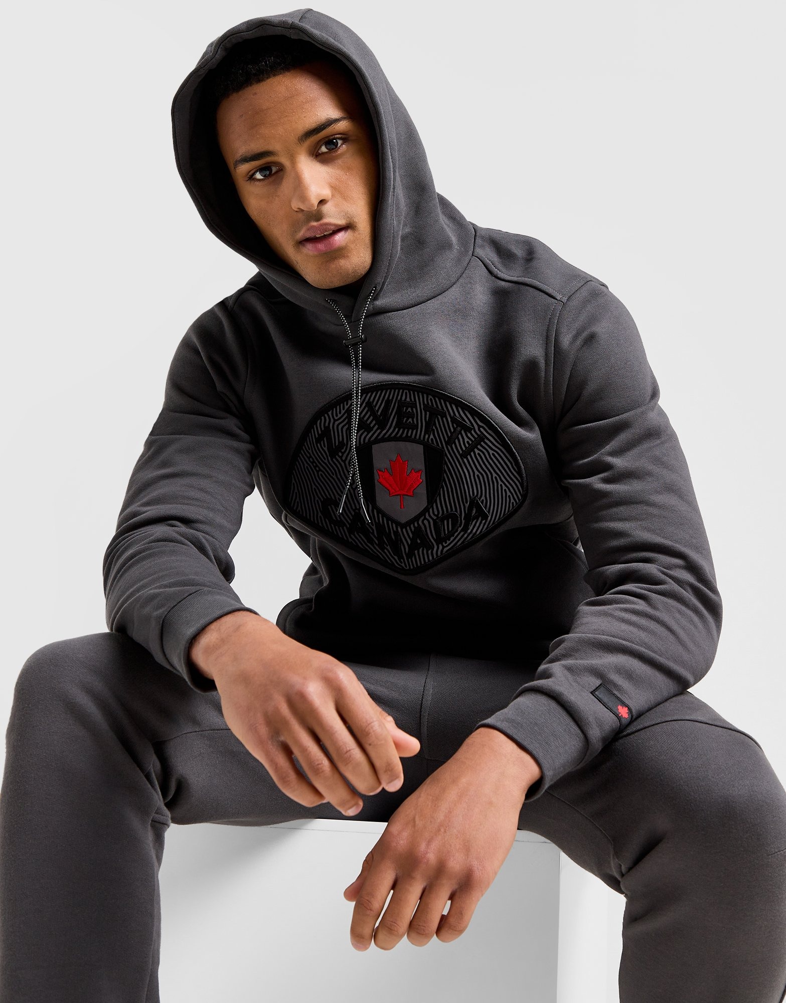 Zavetti Canada Sweat à Capuche Camacco Homme Gris- JD Sports France