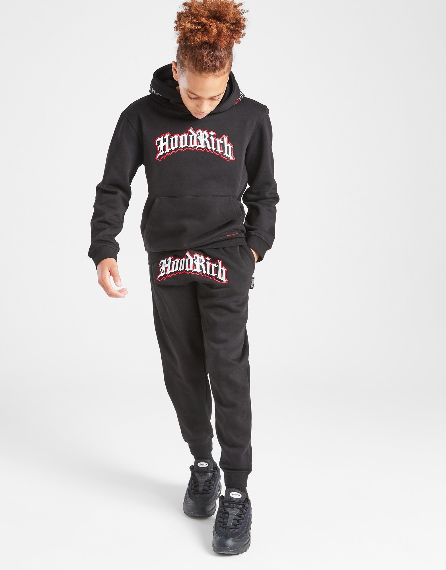 Black Hoodrich Gothic Joggers Junior | JD Sports