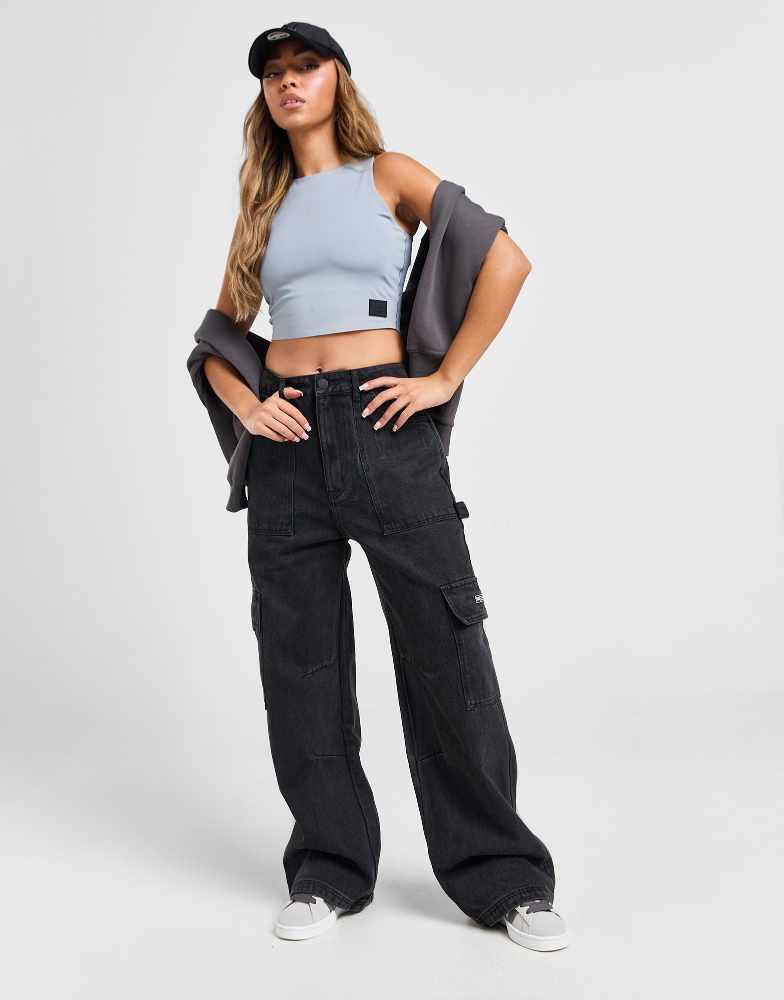 Black Supply & Demand Superior Denim Cargo Jeans - JD Sports Ireland