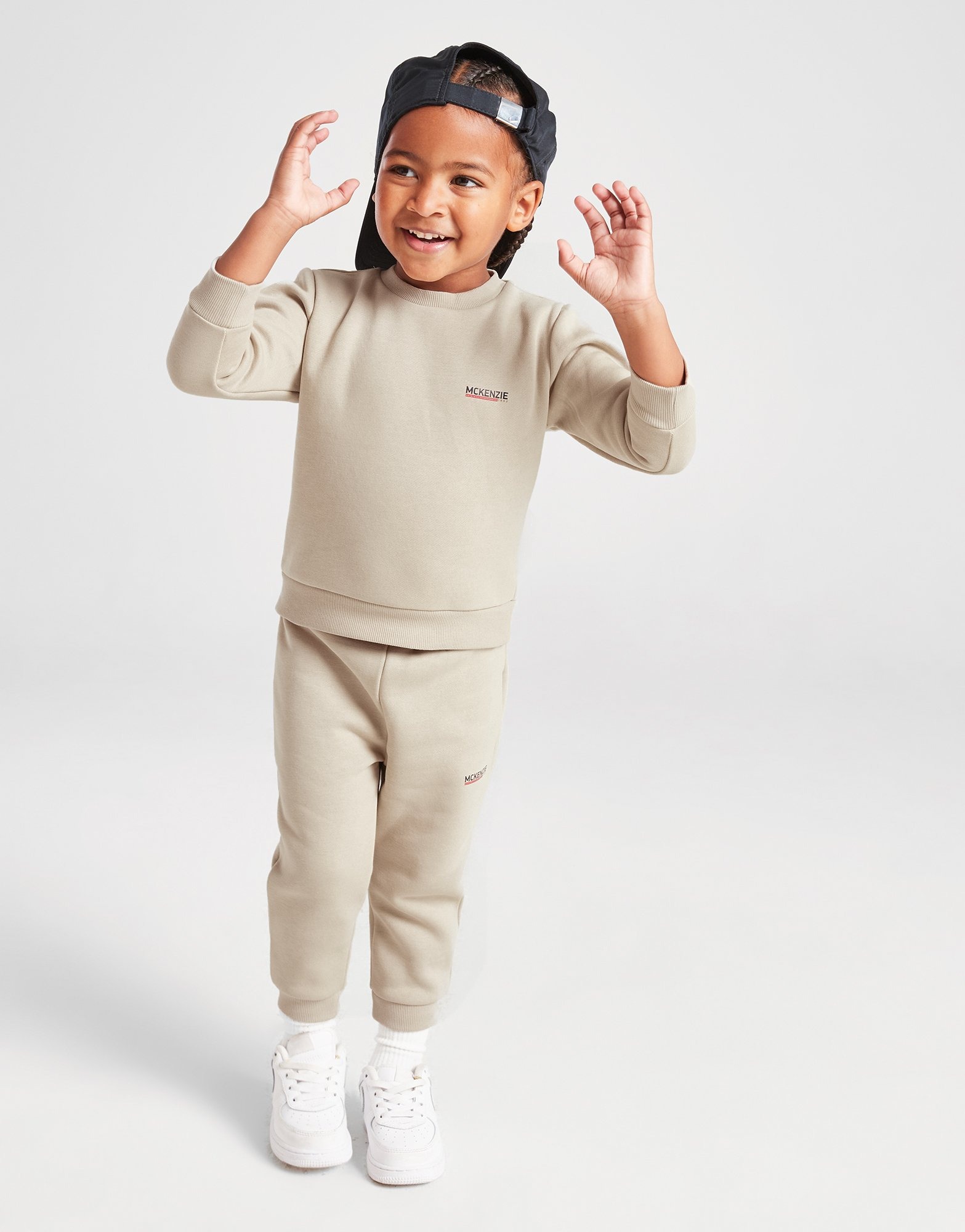 McKenzie Essential Crew Tracksuit Infant Beige - JD Sports Deutschland