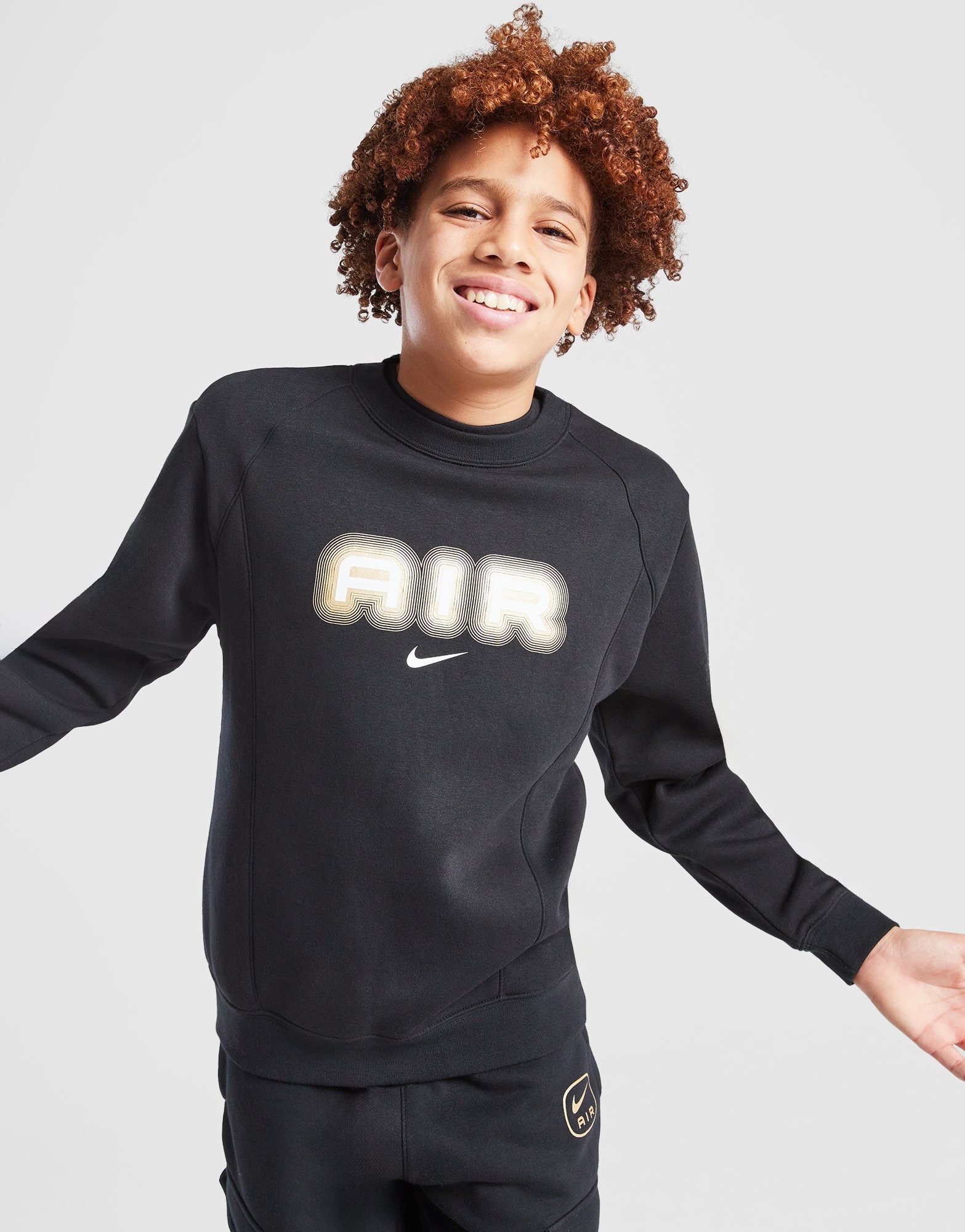Nike Sweat Air Swoosh Junior Noir- JD Sports France