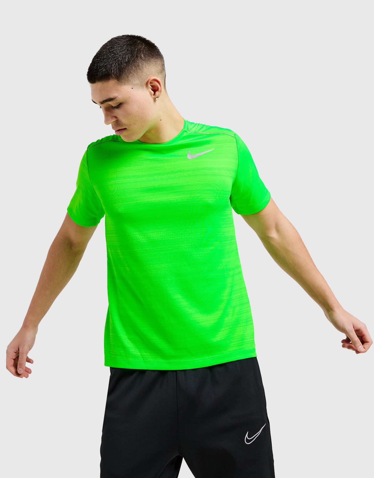 Green Nike Miler 1.0 T-Shirt | JD Sports UK