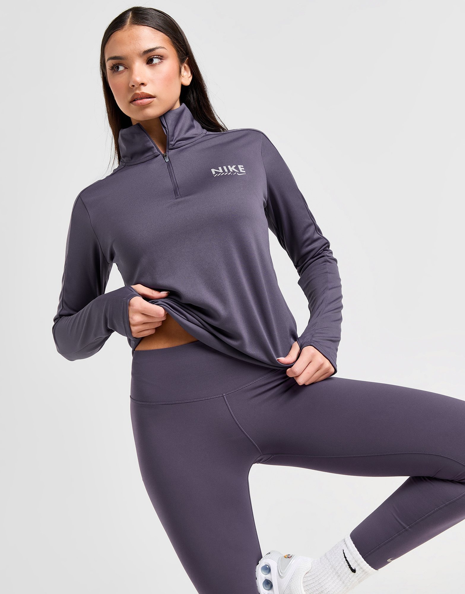 Nike Training Graphic Swoosh 14 Zip Top Jd Sports Uk