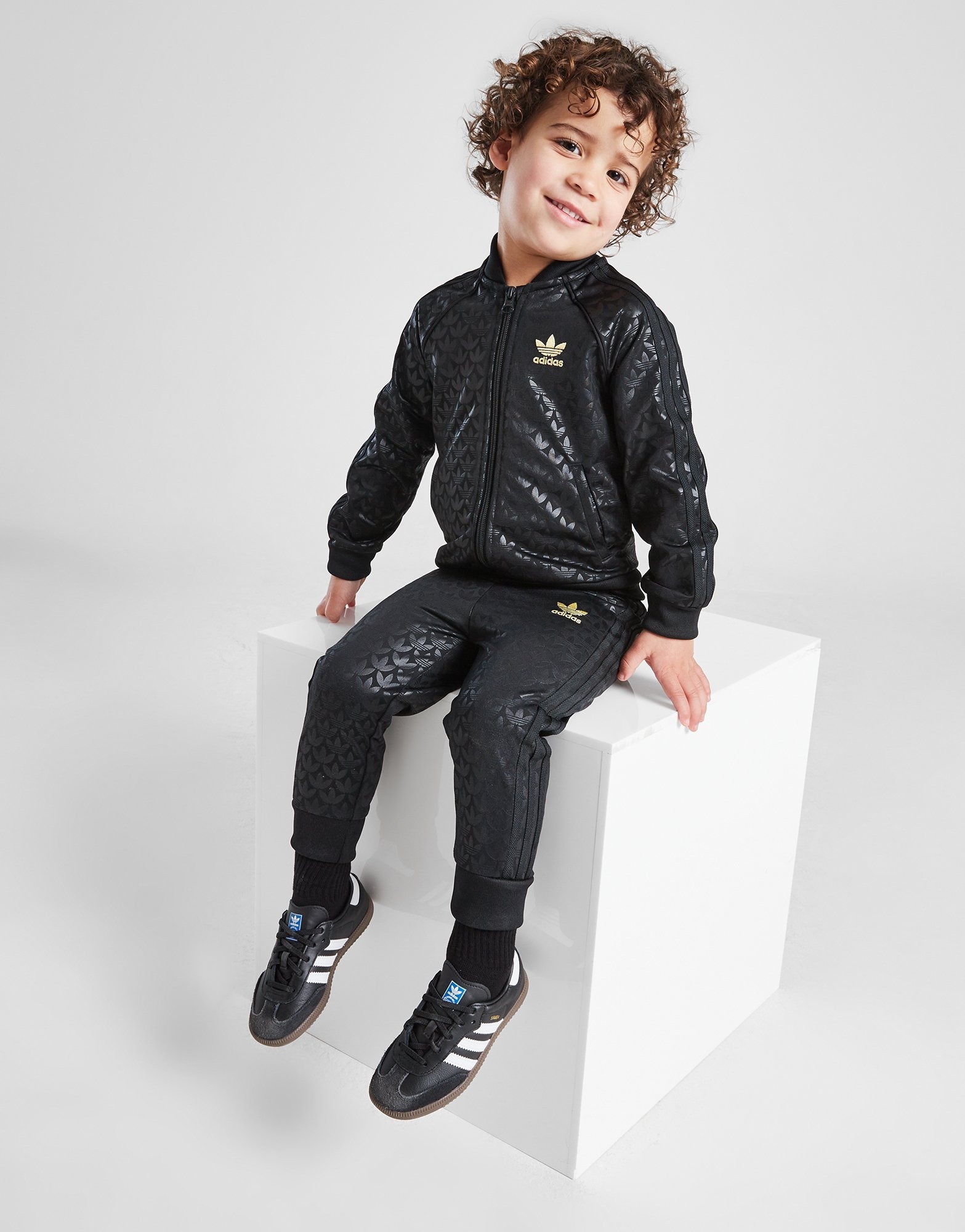 Black Adidas Originals Sst Monogram Tracksuit Infant Jd Sports