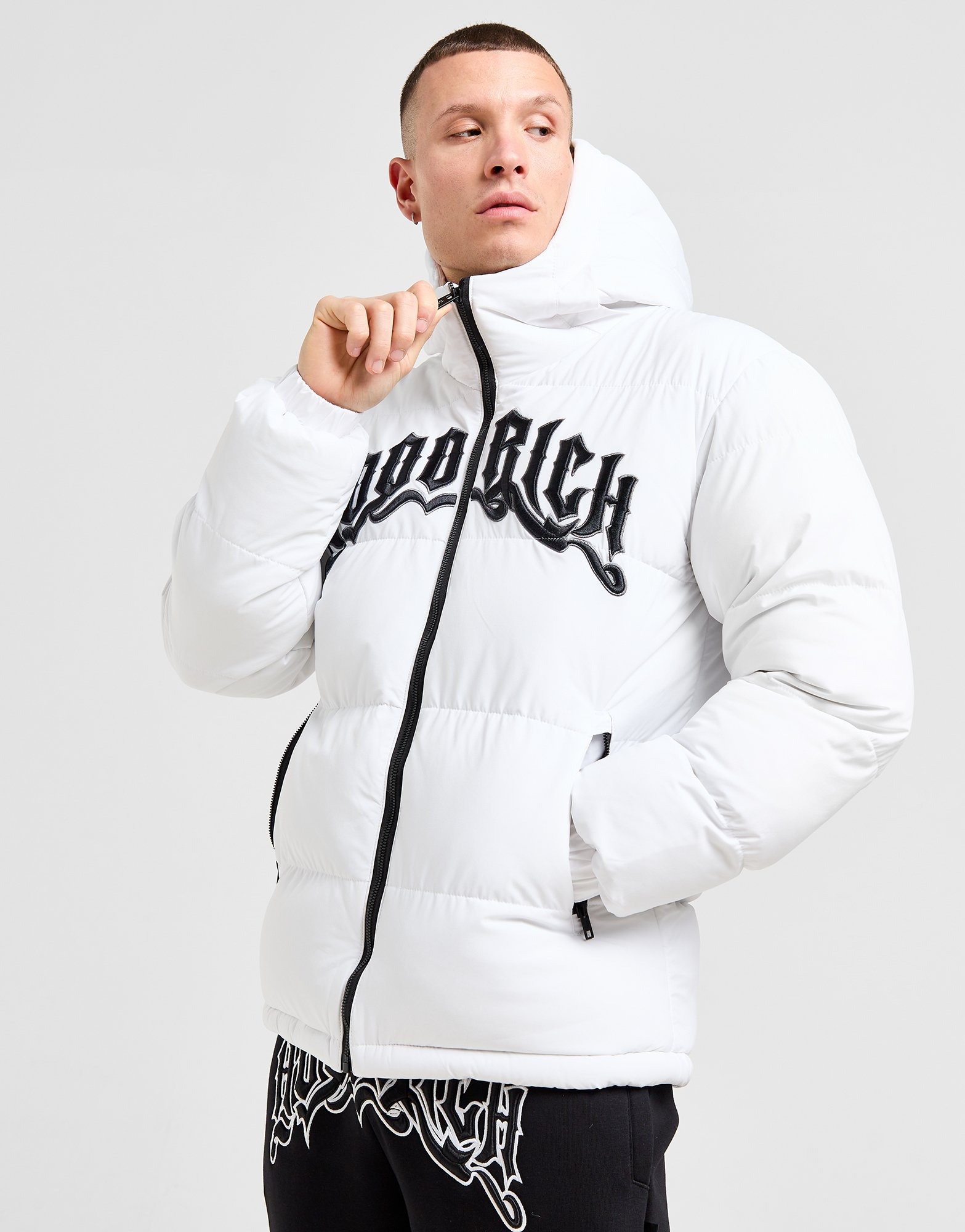 White Hoodrich Ritual Jacket - JD Sports