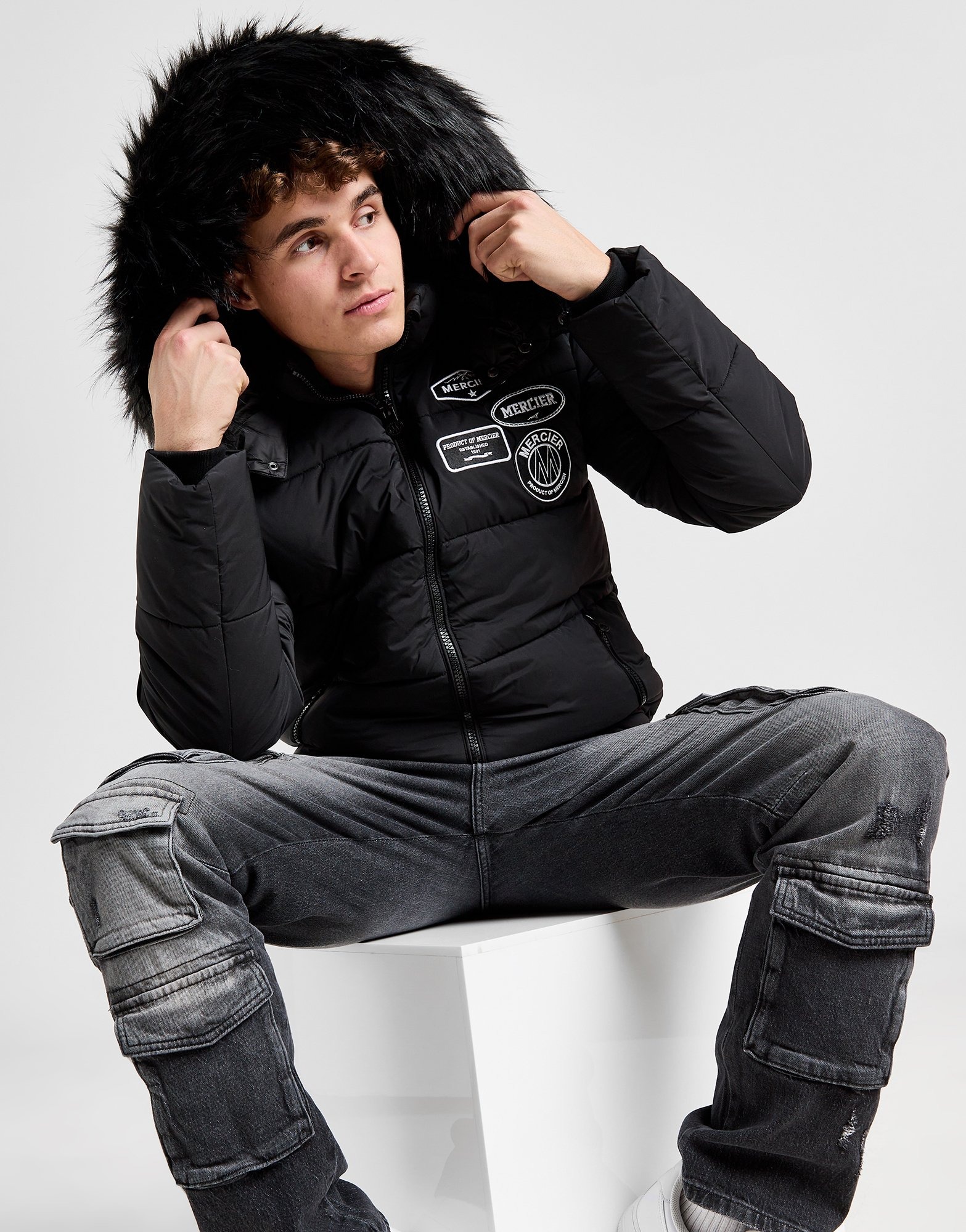 MERCIER Parka Badge in Nero | JD Sports