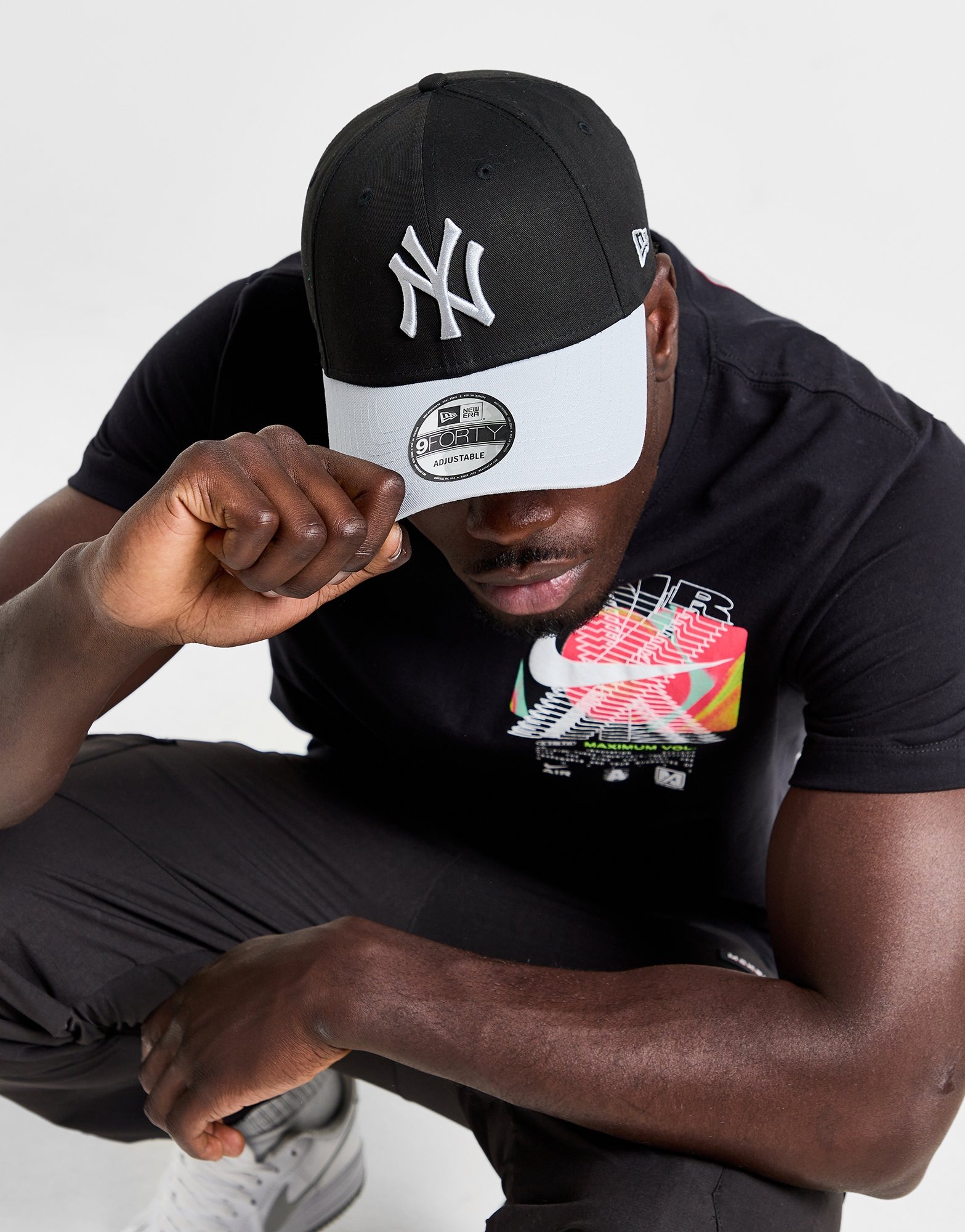 Black New Era Mlb New York Yankees 9forty Cap Jd Sports Nz