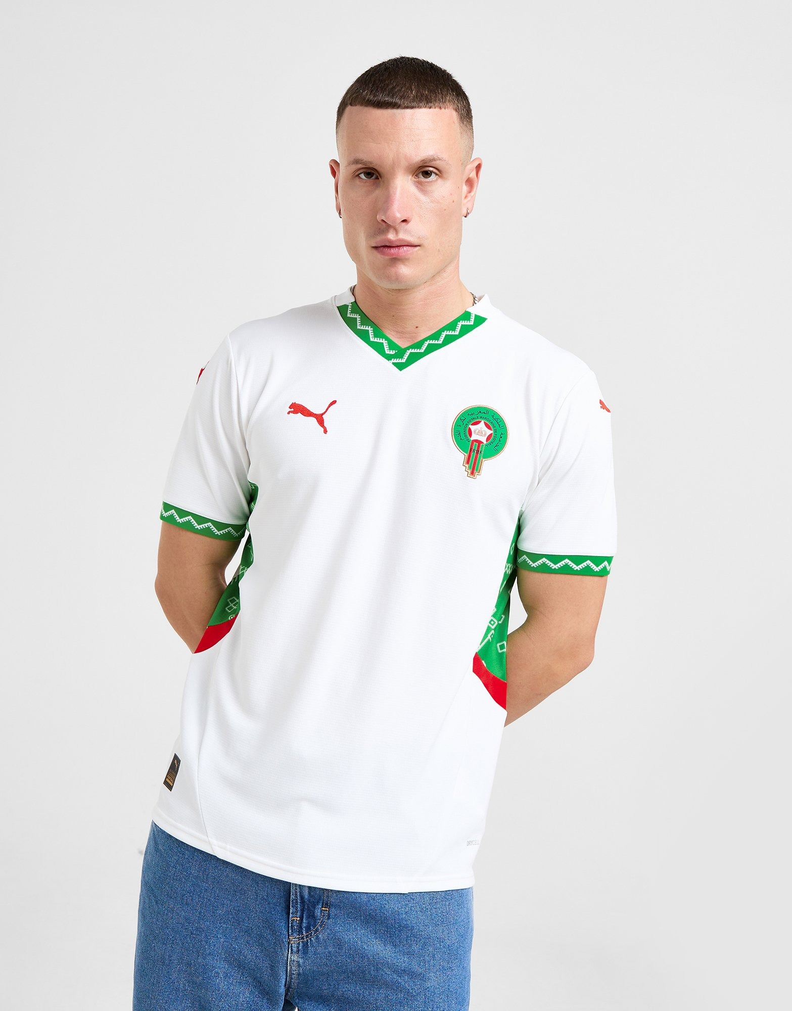 White PUMA Morocco 2025 Away Shirt - JD Sports Global