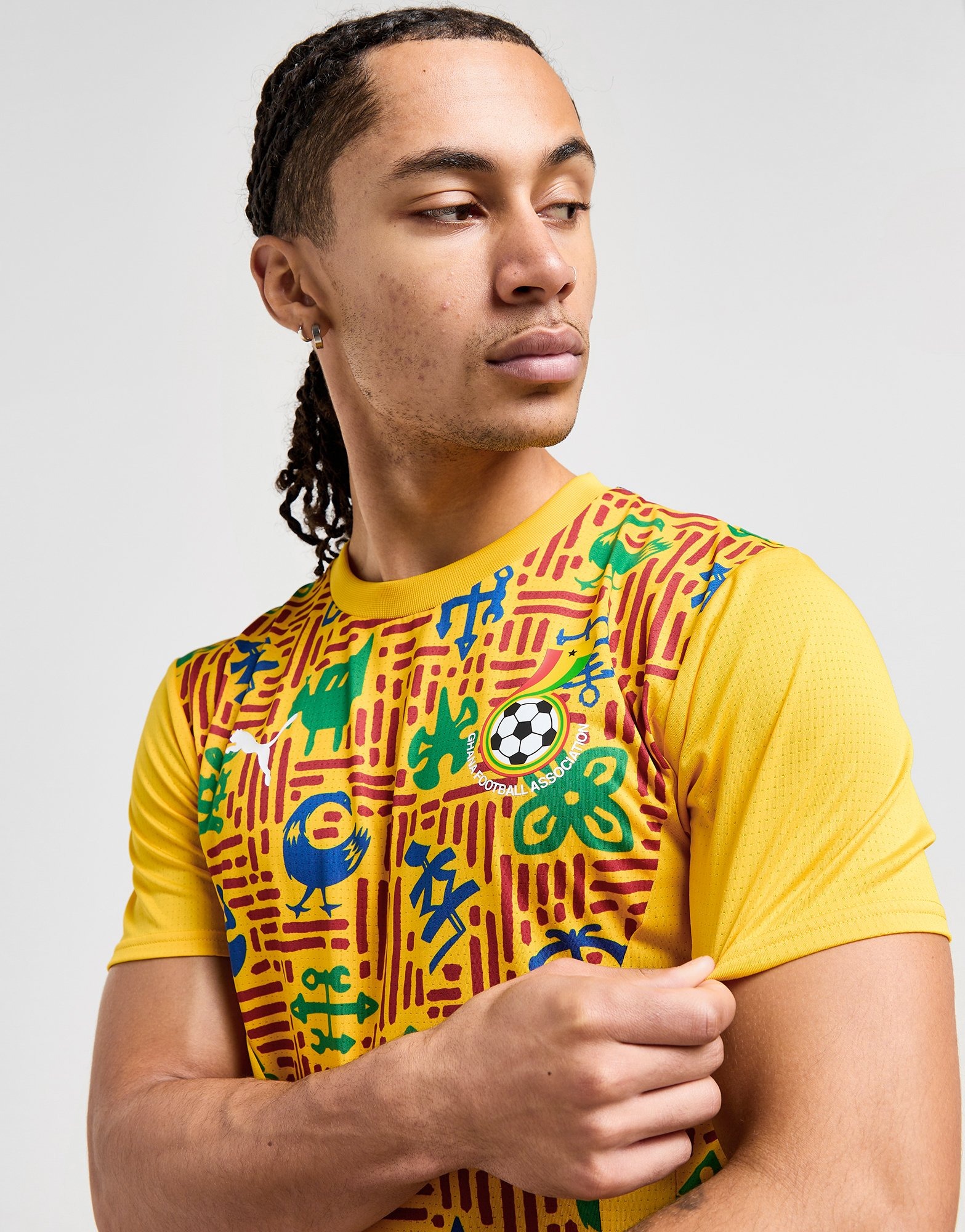 PUMA Camisa Ghana Pre Match en Amarillo - JD Sports España