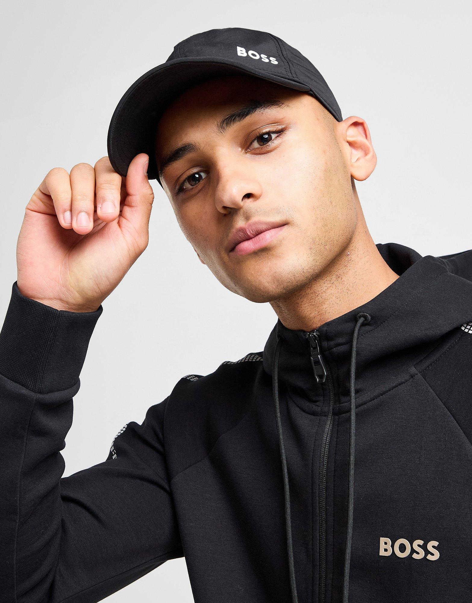 Black BOSS Logo Cap | JD Sports UK