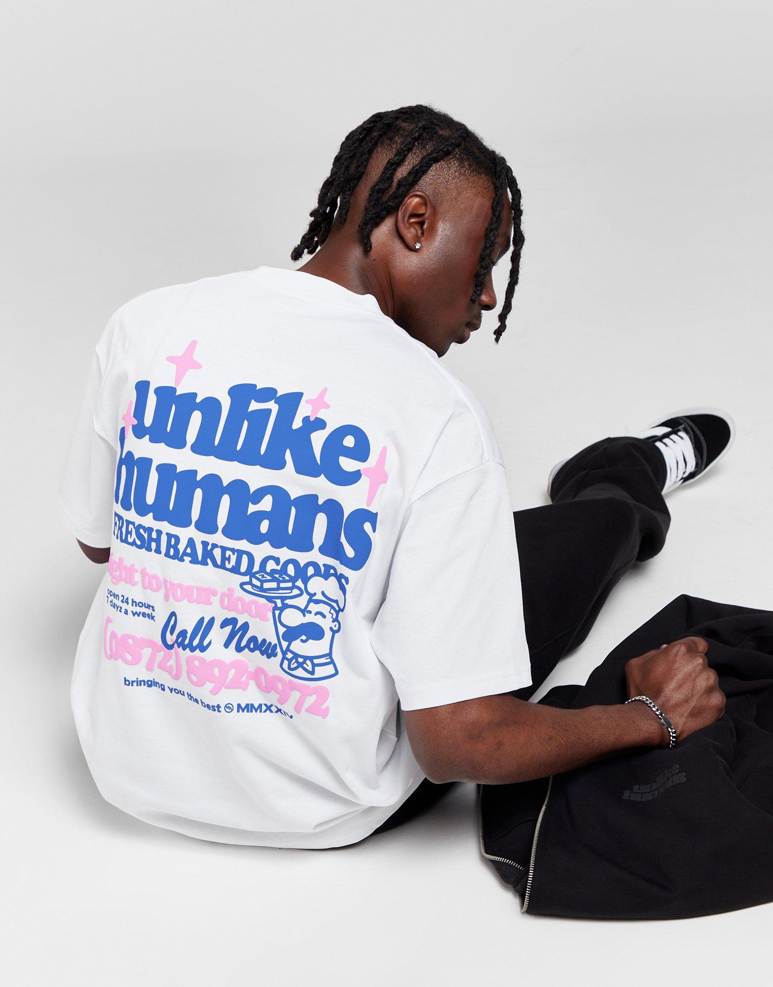 White Unlike Humans Baked T-Shirt - JD Sports