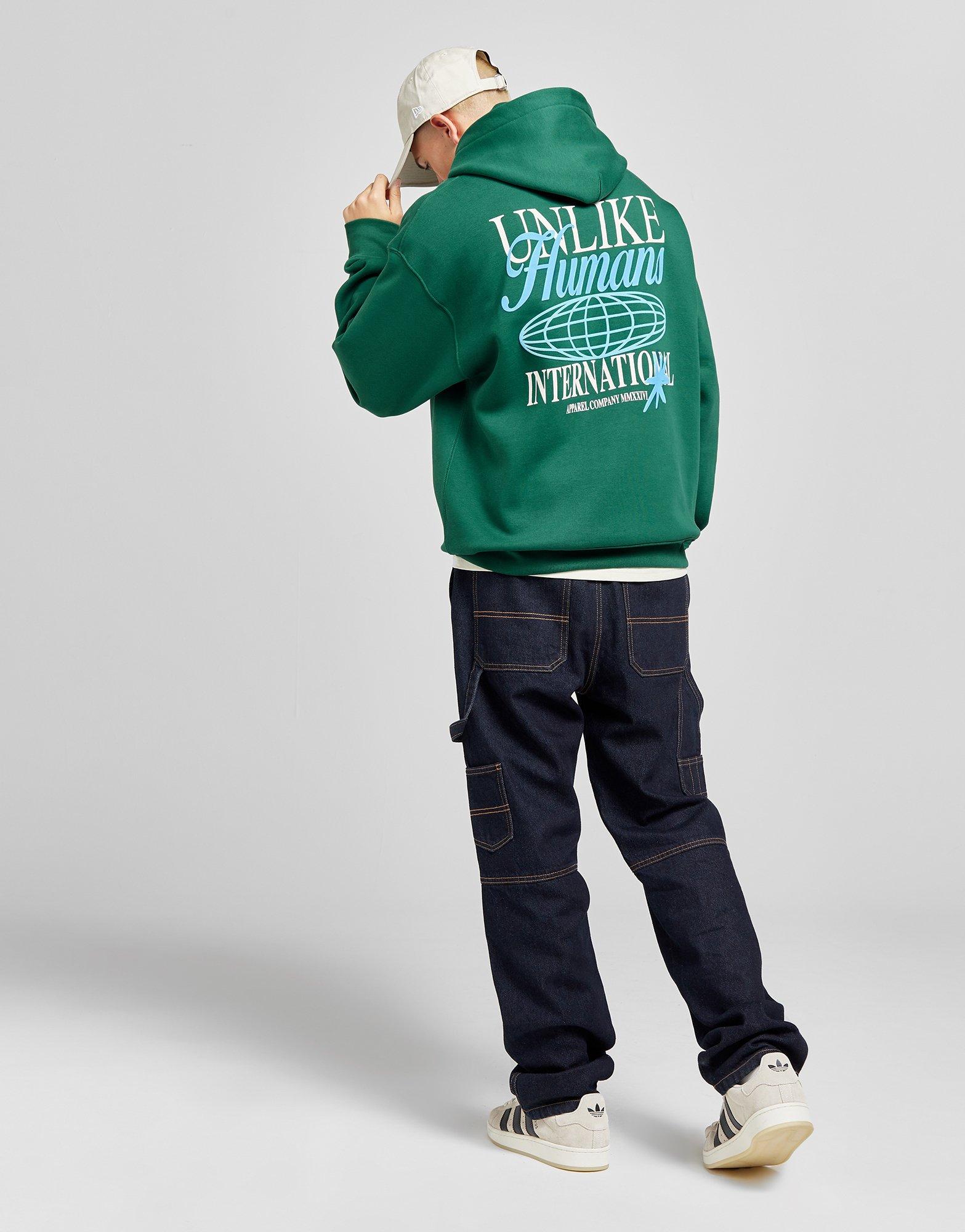 Green Unlike Humans Global Hoodie - JD Sports