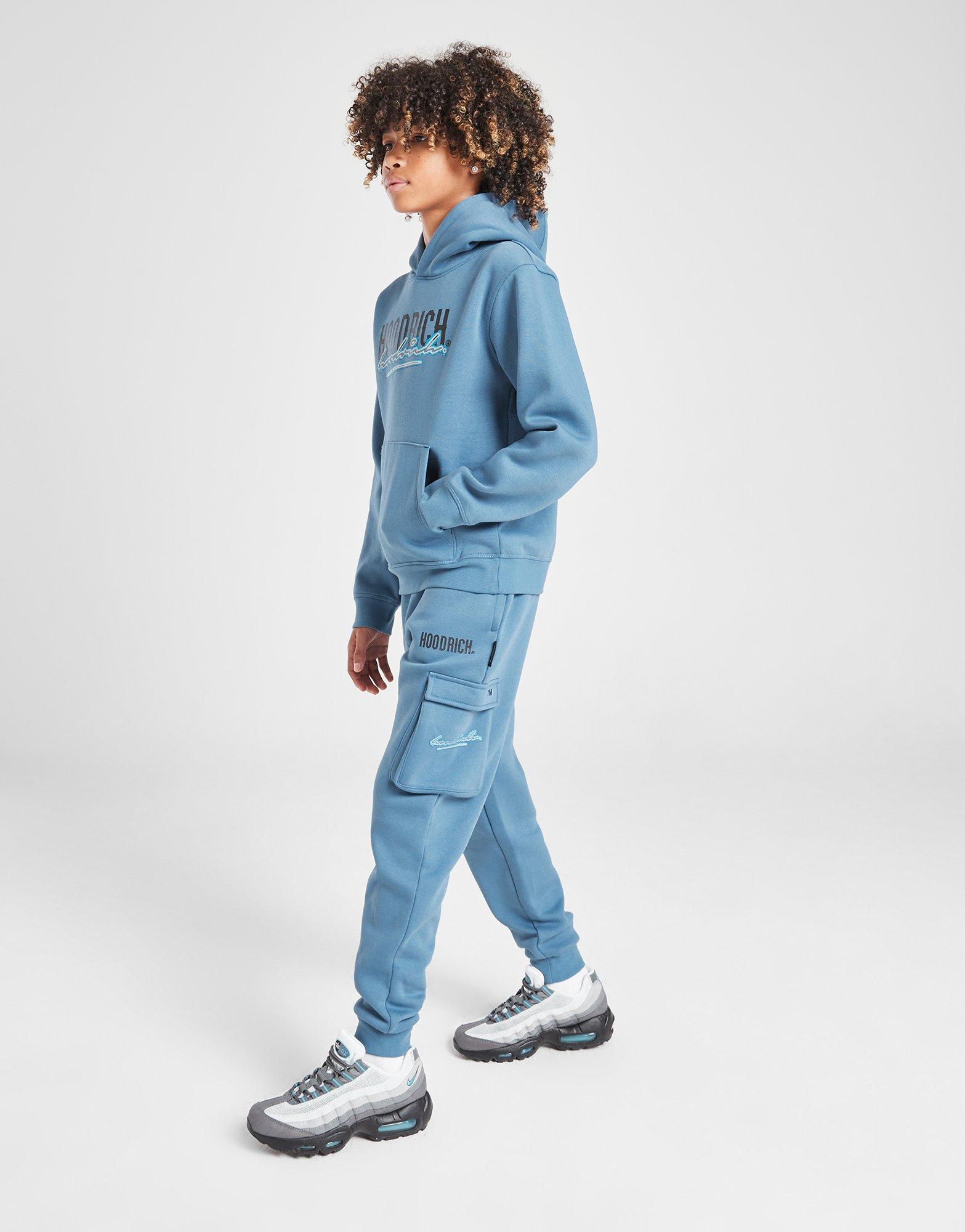Blue Hoodrich Splatter Joggers Junior - JD Sports NZ
