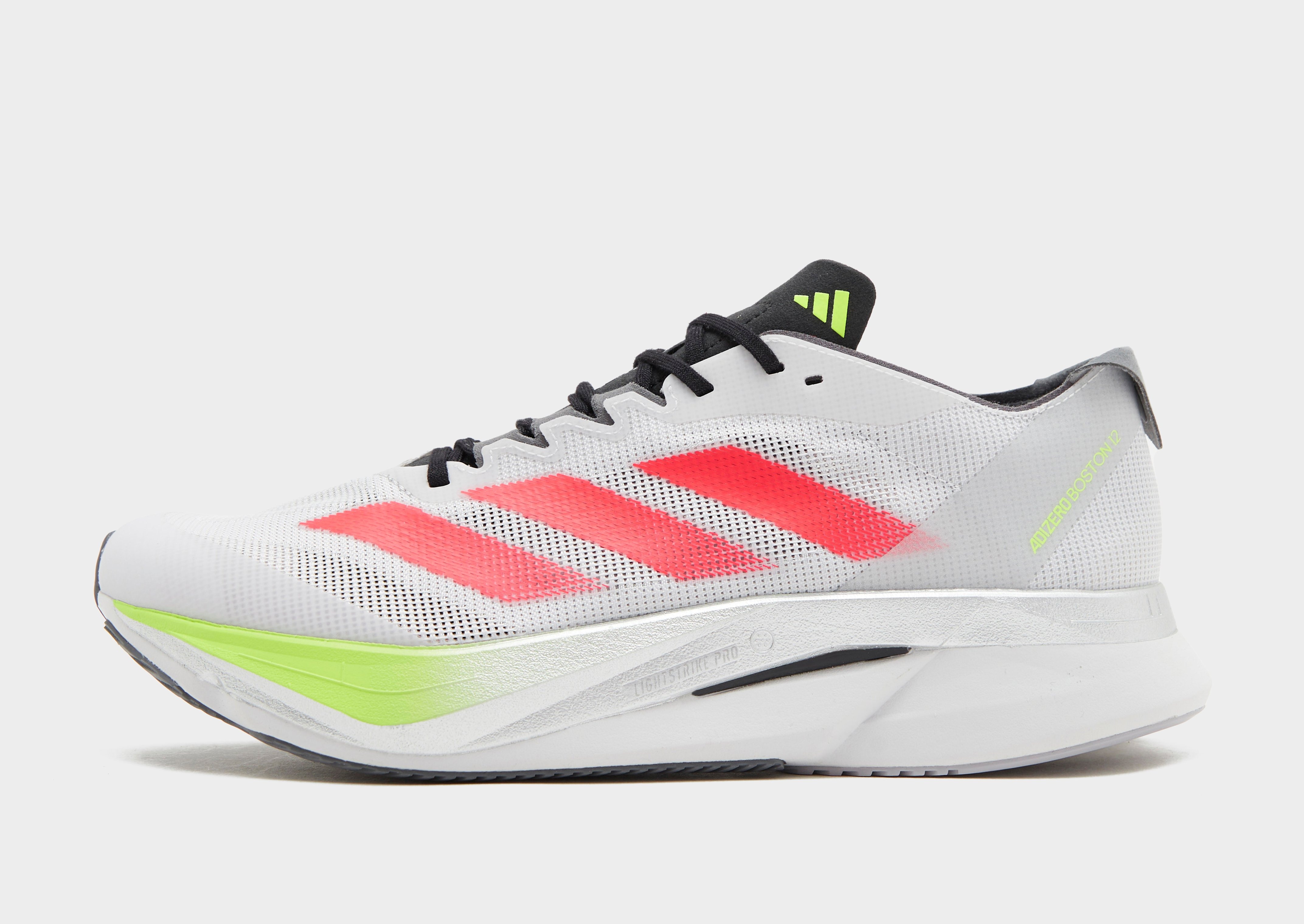 Grey adidas Adizero Boston 12 - JD Sports Australia