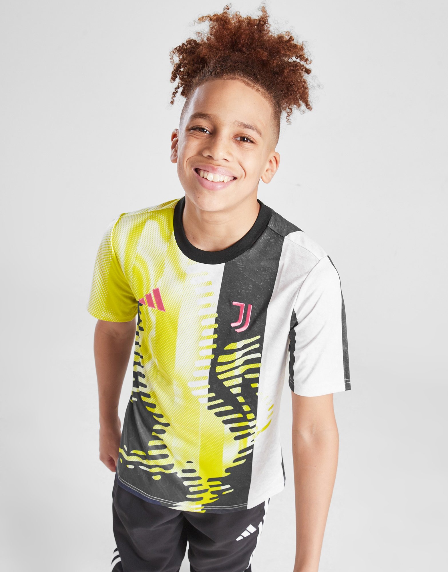 Yellow adidas Juventus Pre Match Shirt Junior | JD Sports Malaysia