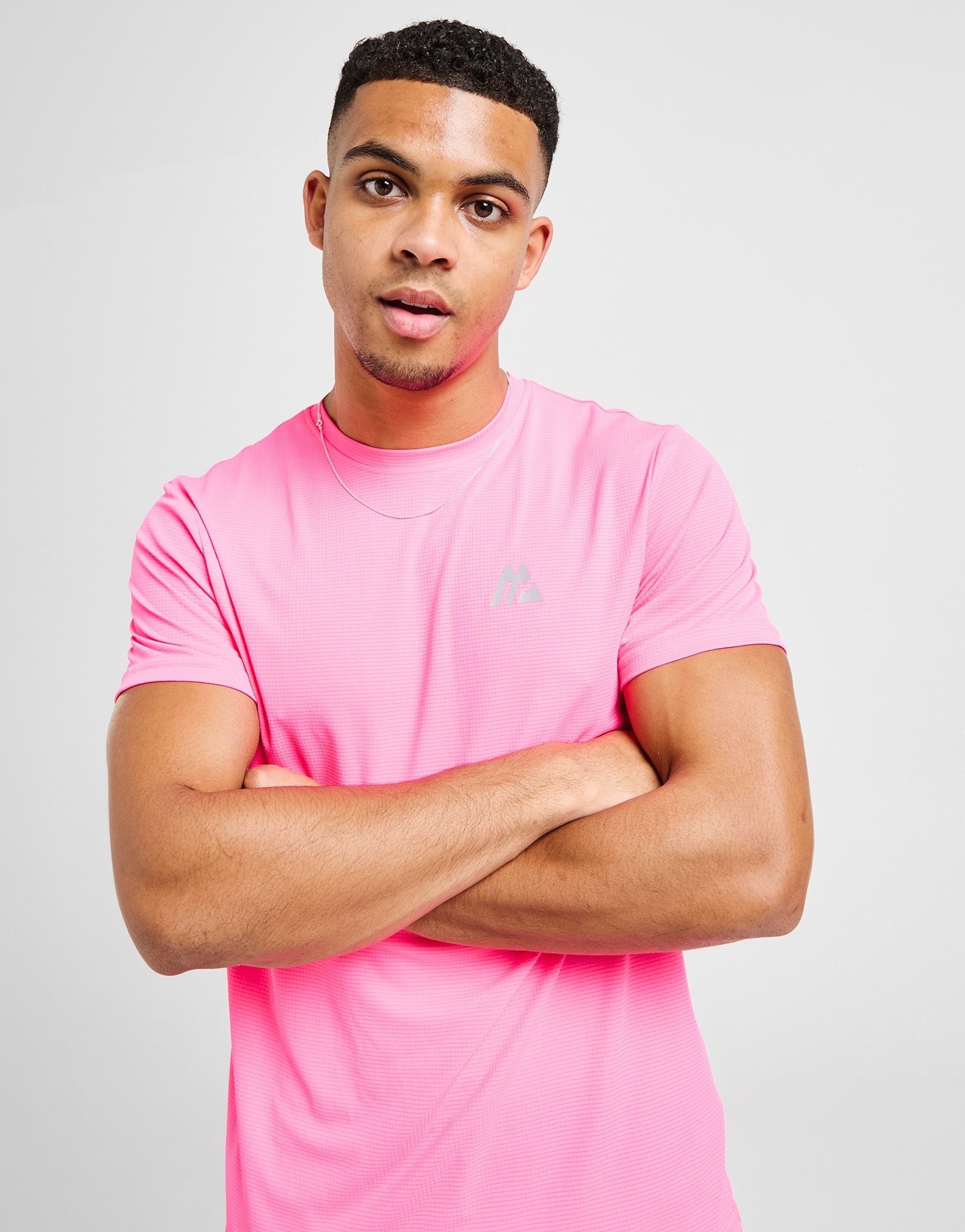 Pink MONTIREX Peak Grid T-Shirt - JD Sports NZ
