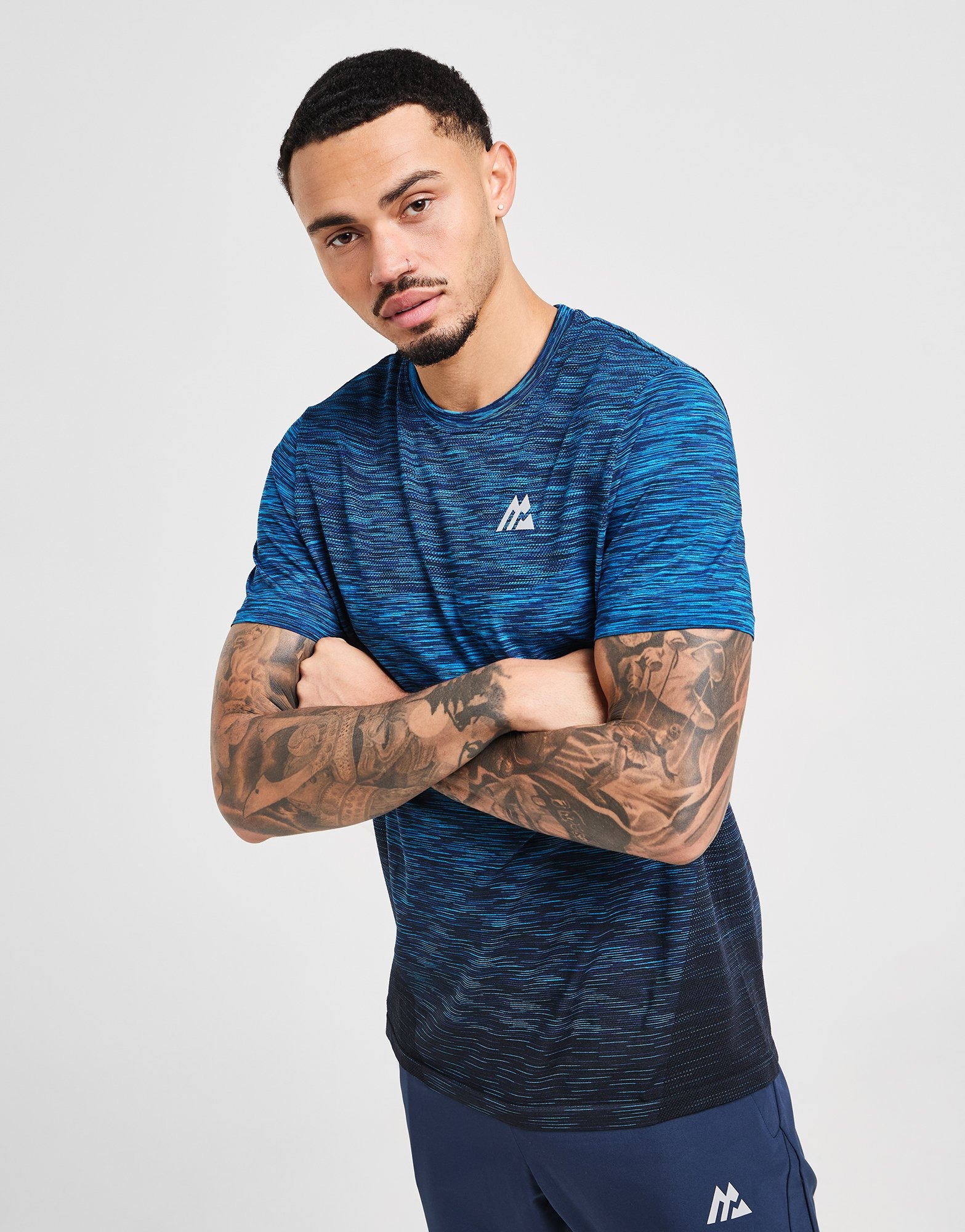Blue MONTIREX Trail Seamless T-Shirt - JD Sports NZ