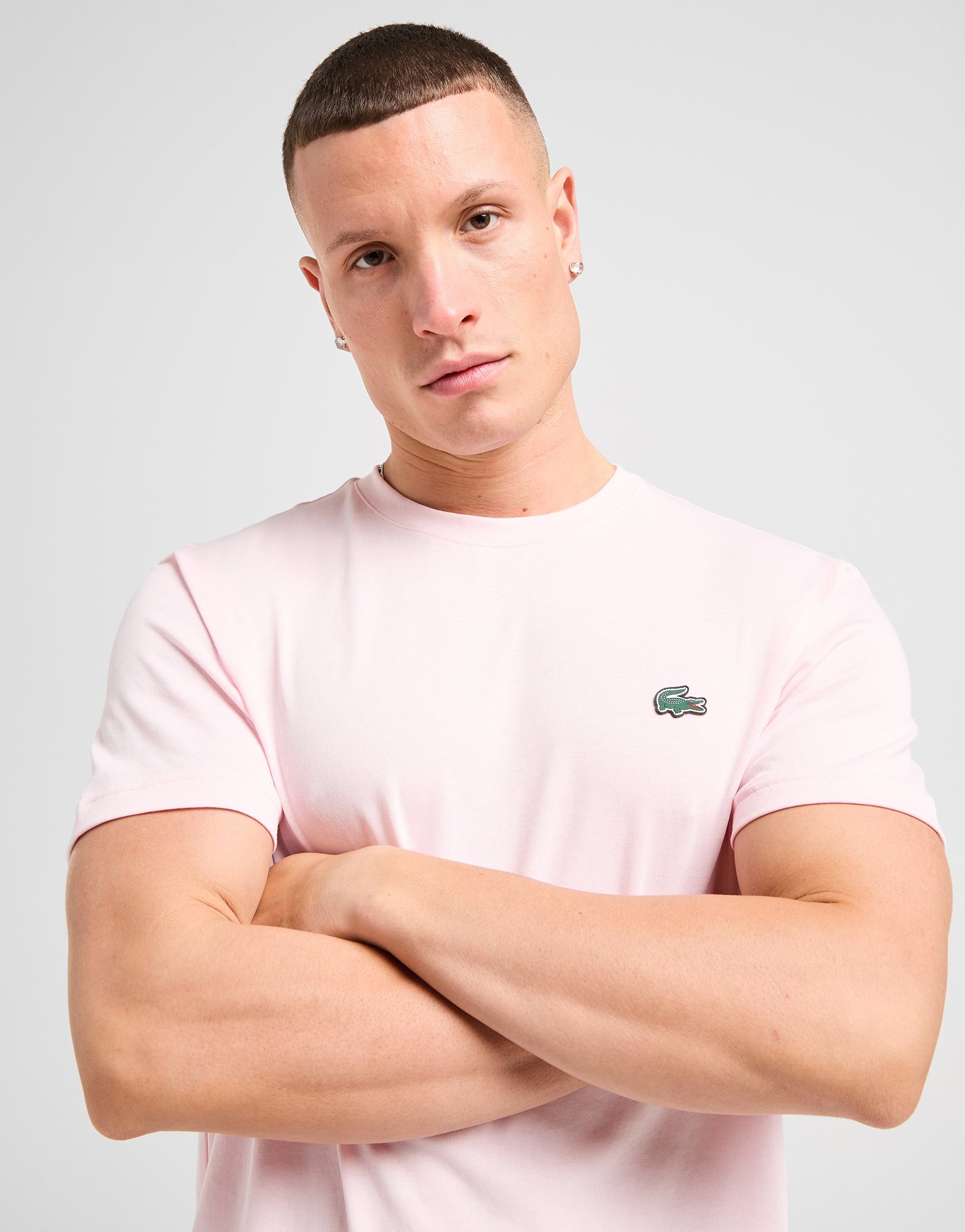 Pink Lacoste Core T-Shirt | JD Sports UK