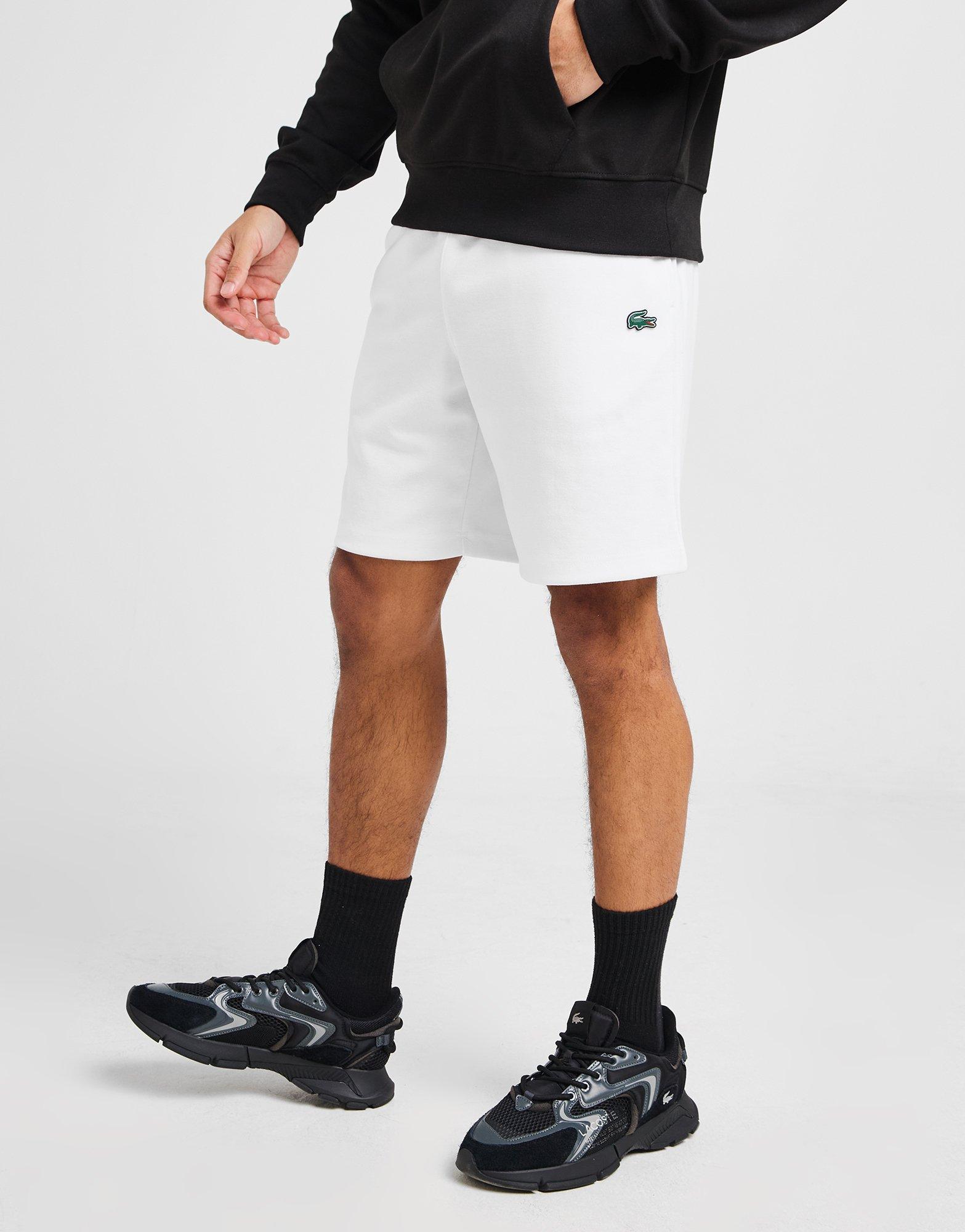 Lacoste Short Core Fleece Homme Blanc- JD Sports France