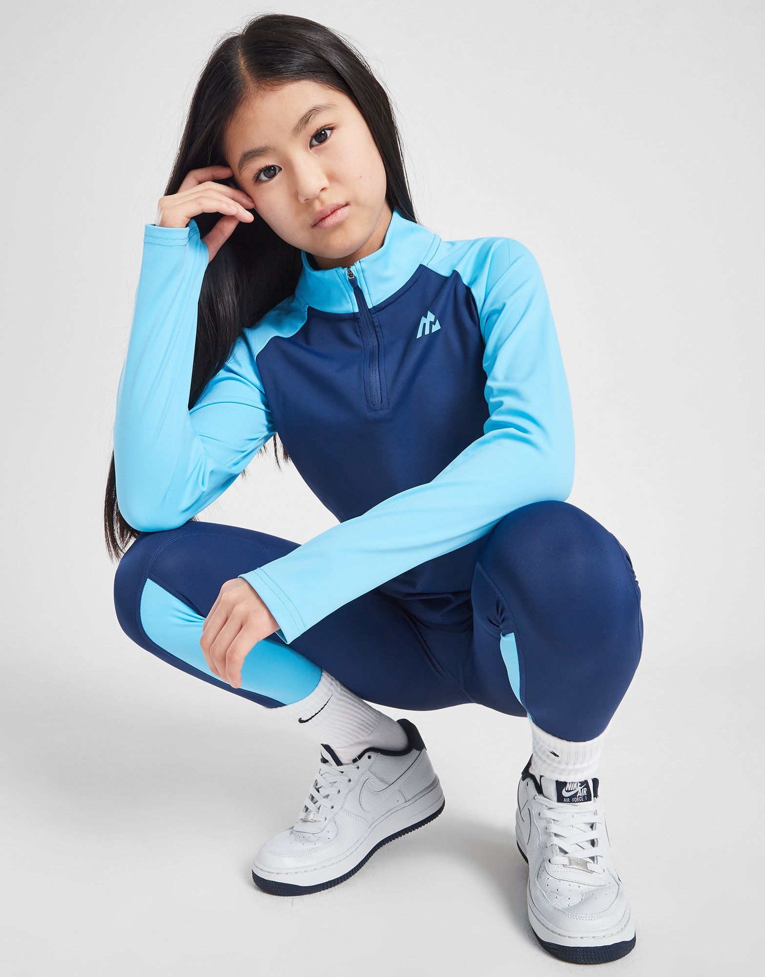 MONTIREX Haut Zippé Dash Junior Bleu- JD Sports France