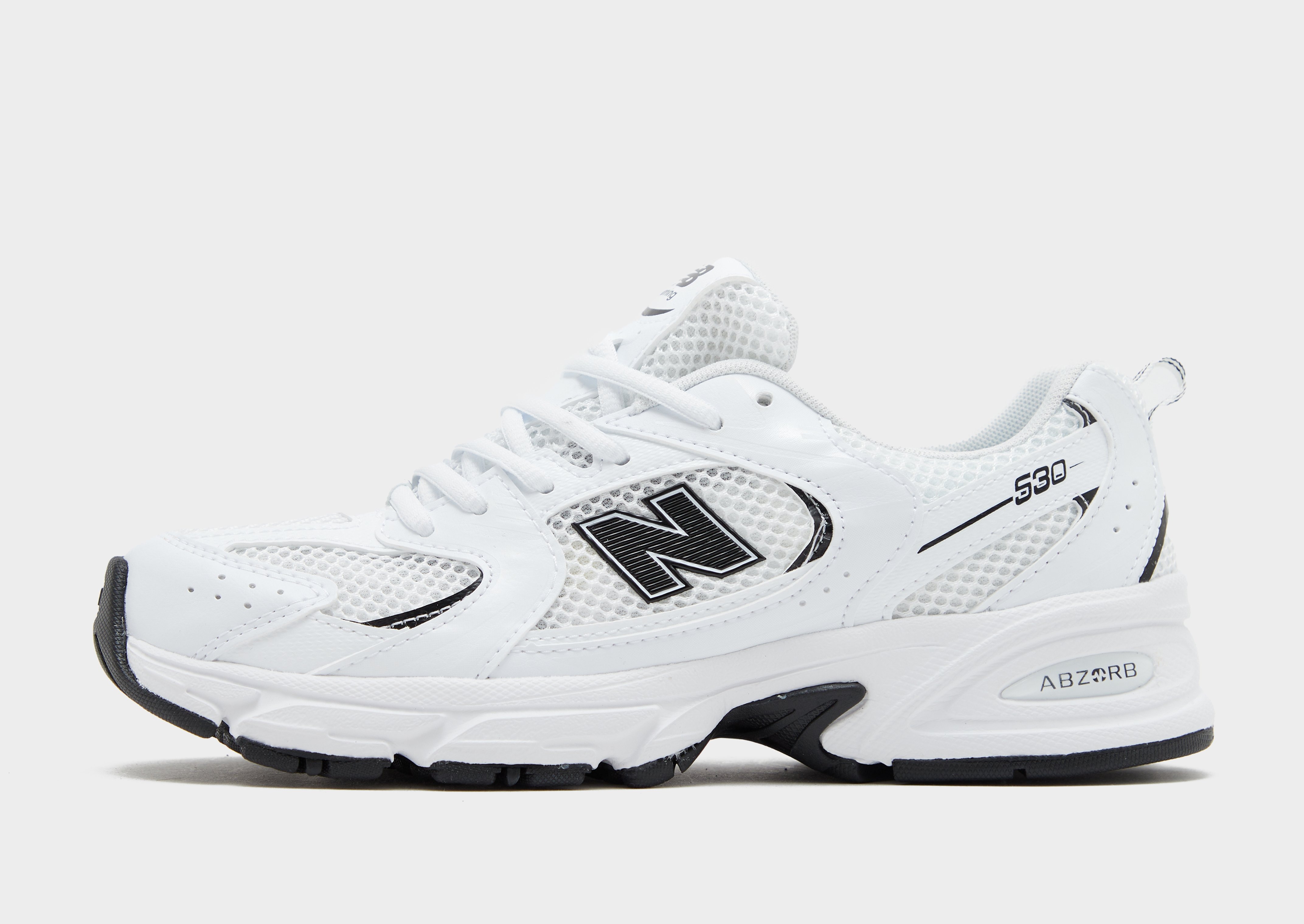 White New Balance 530 Barn - JD Sports Sverige