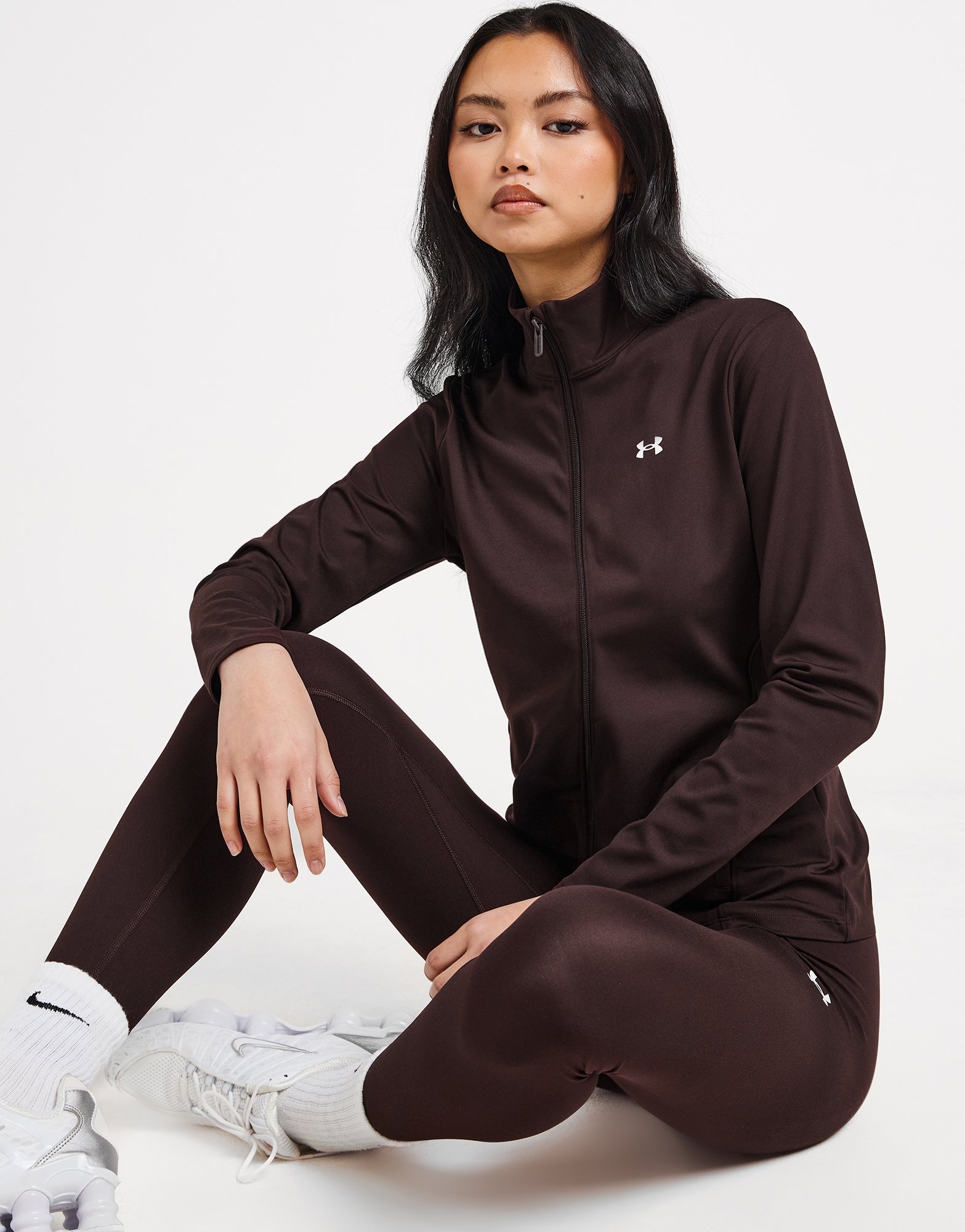 Brown Under Armour Ua Motion Full Zip Top Jd Sports