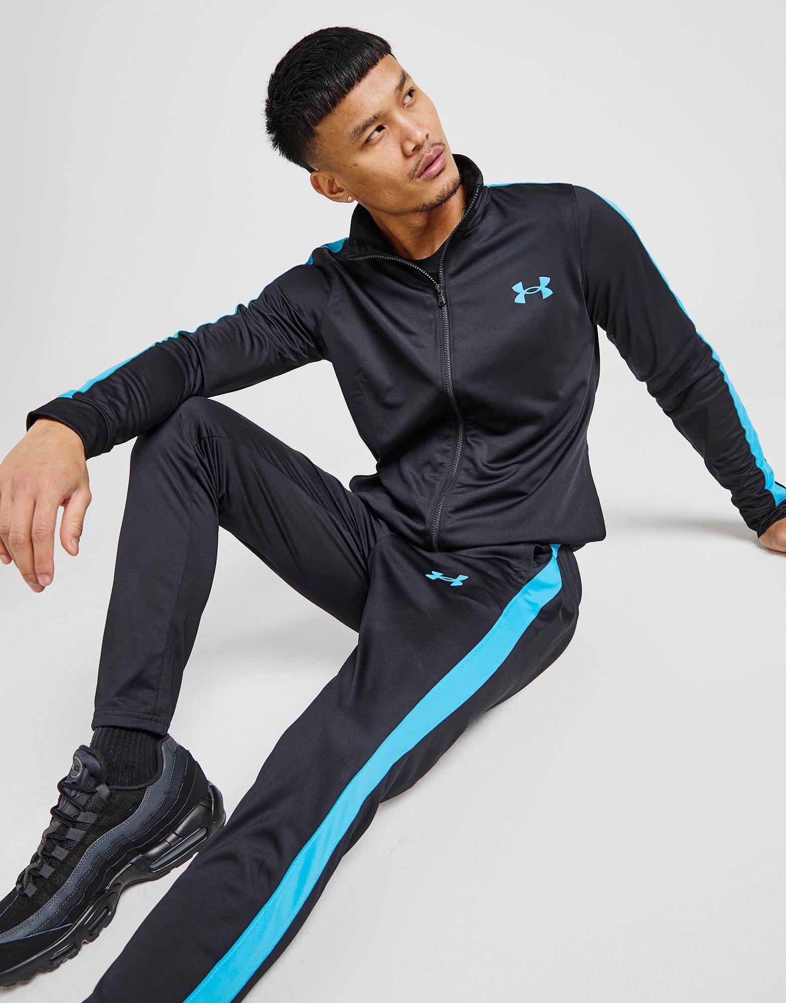 Black Under Armour Rival Knit Tracksuit Jd Sports