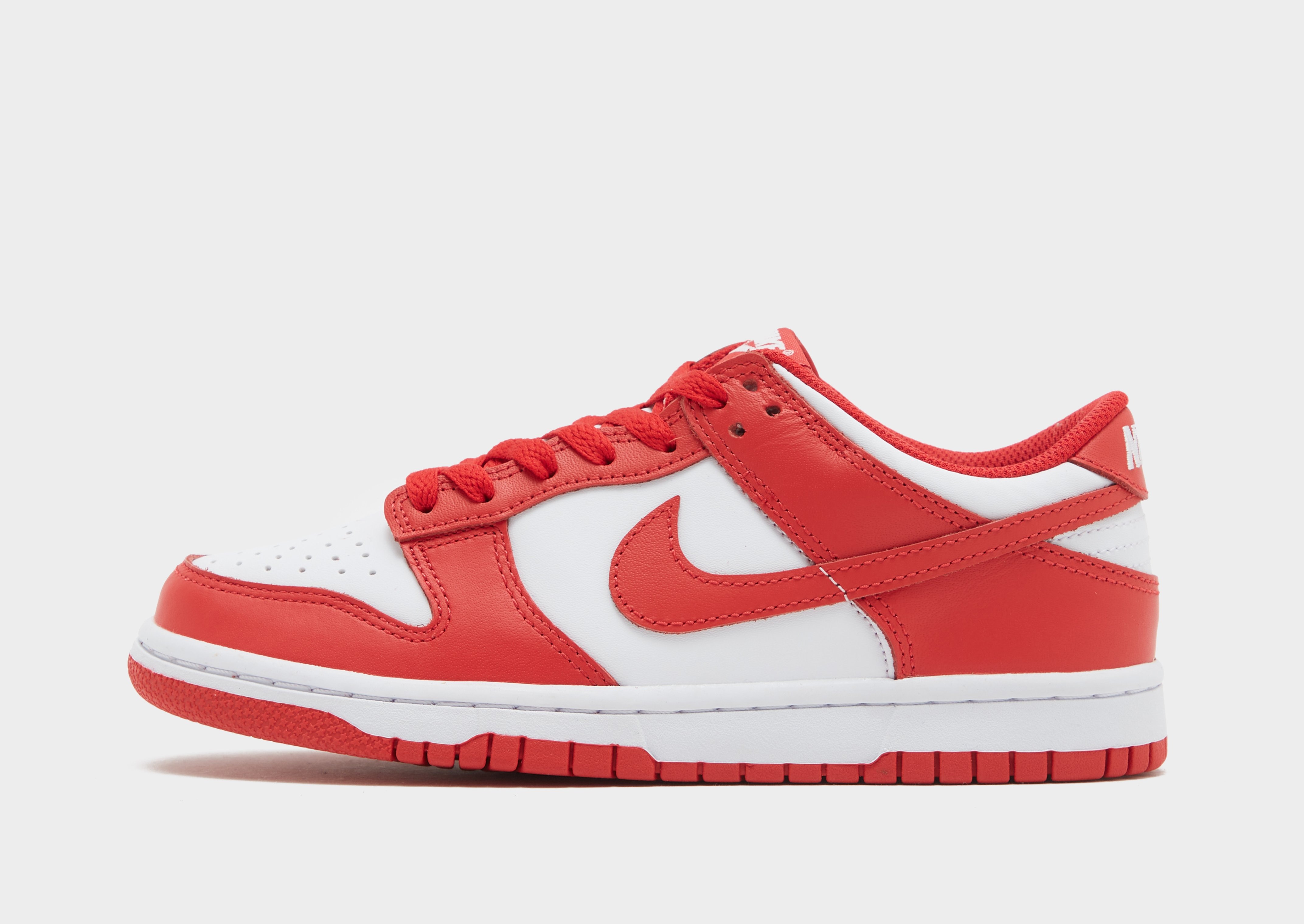 Hvid Nike Dunk Low Junior - JD Sports Danmark