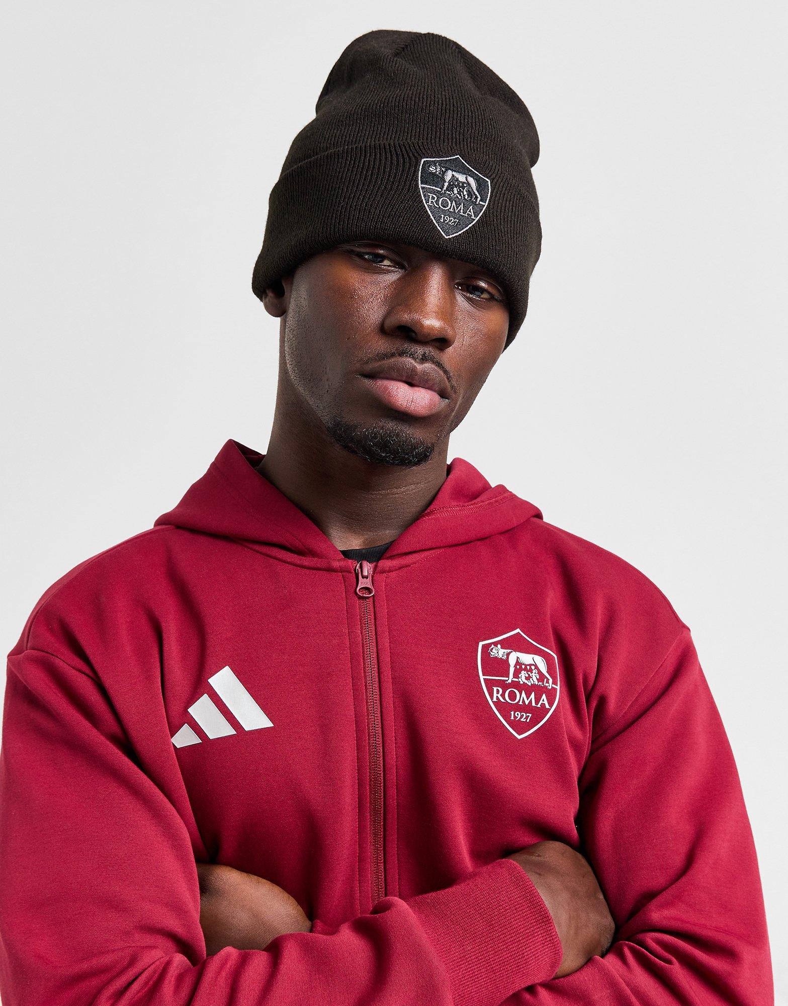 Black New Era AS Roma Cuff Beanie Hat - JD Sports Ireland