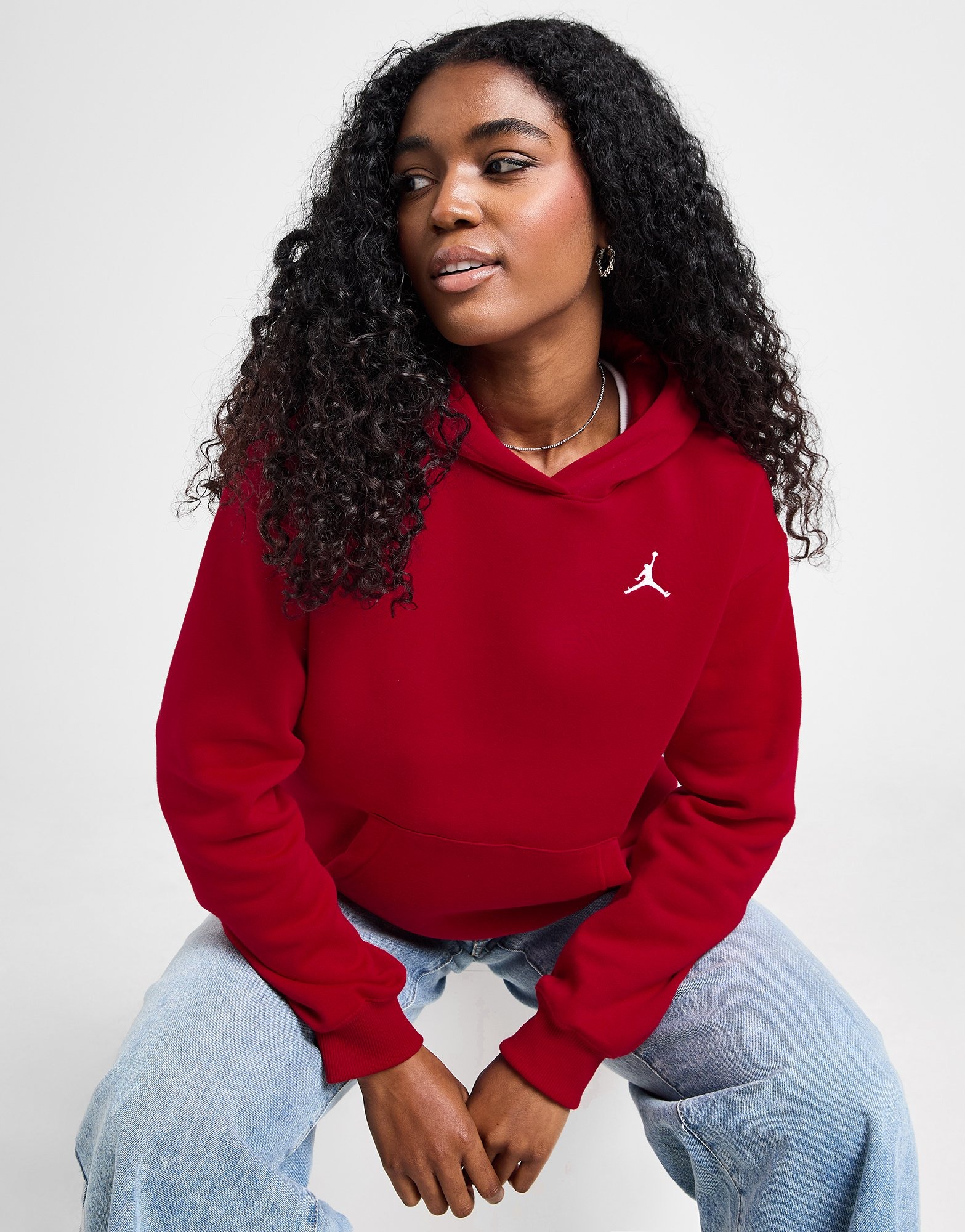 Red Jordan Brooklyn Hoodie - JD Sports NZ