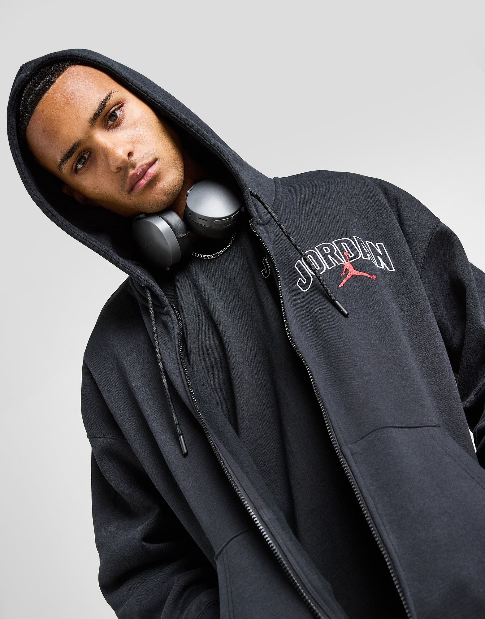 White Jordan Varsity Full Zip Hoodie - JD Sports Global