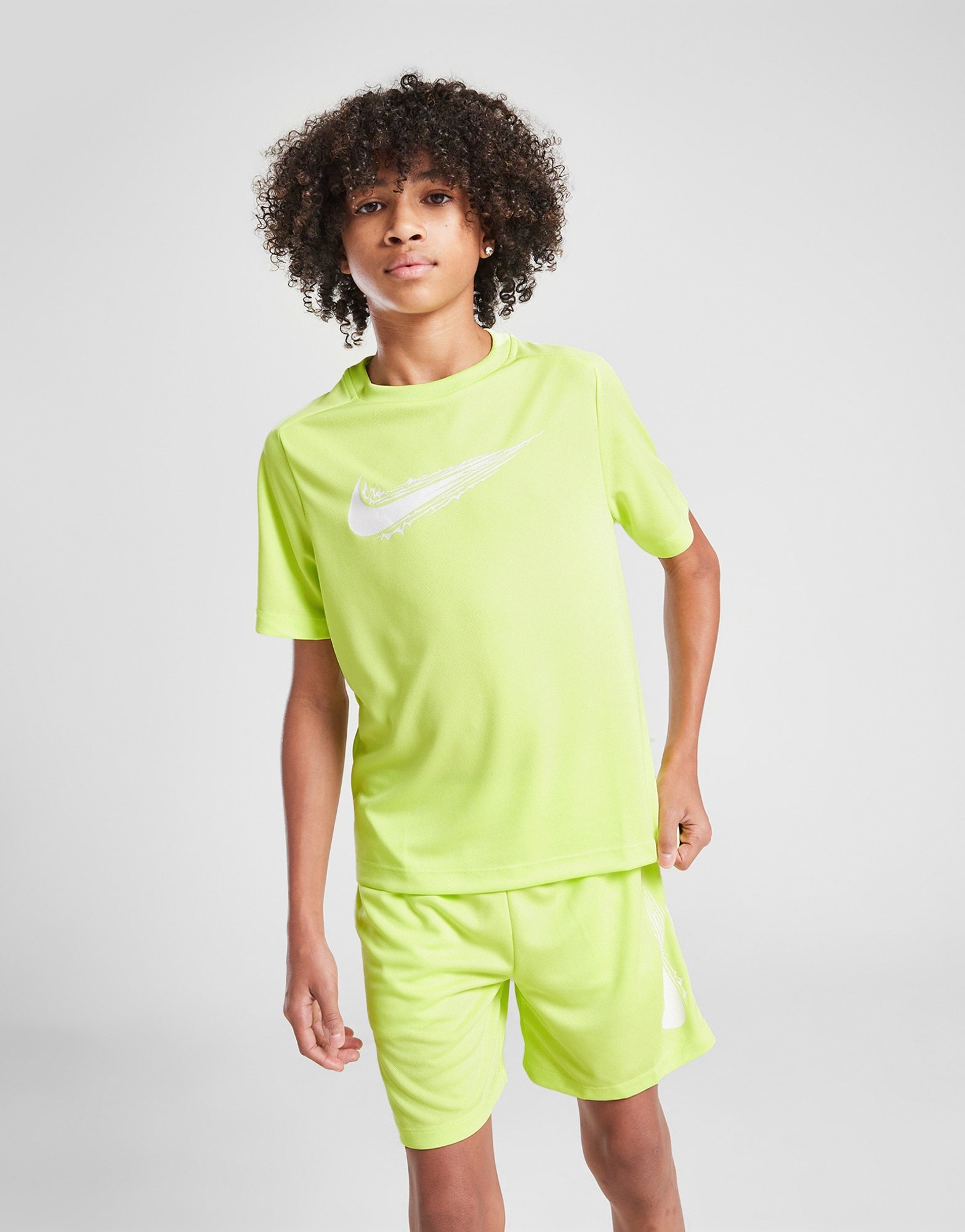 Yellow Nike Swoosh Logo T-Shirt Junior - JD Sports Ireland