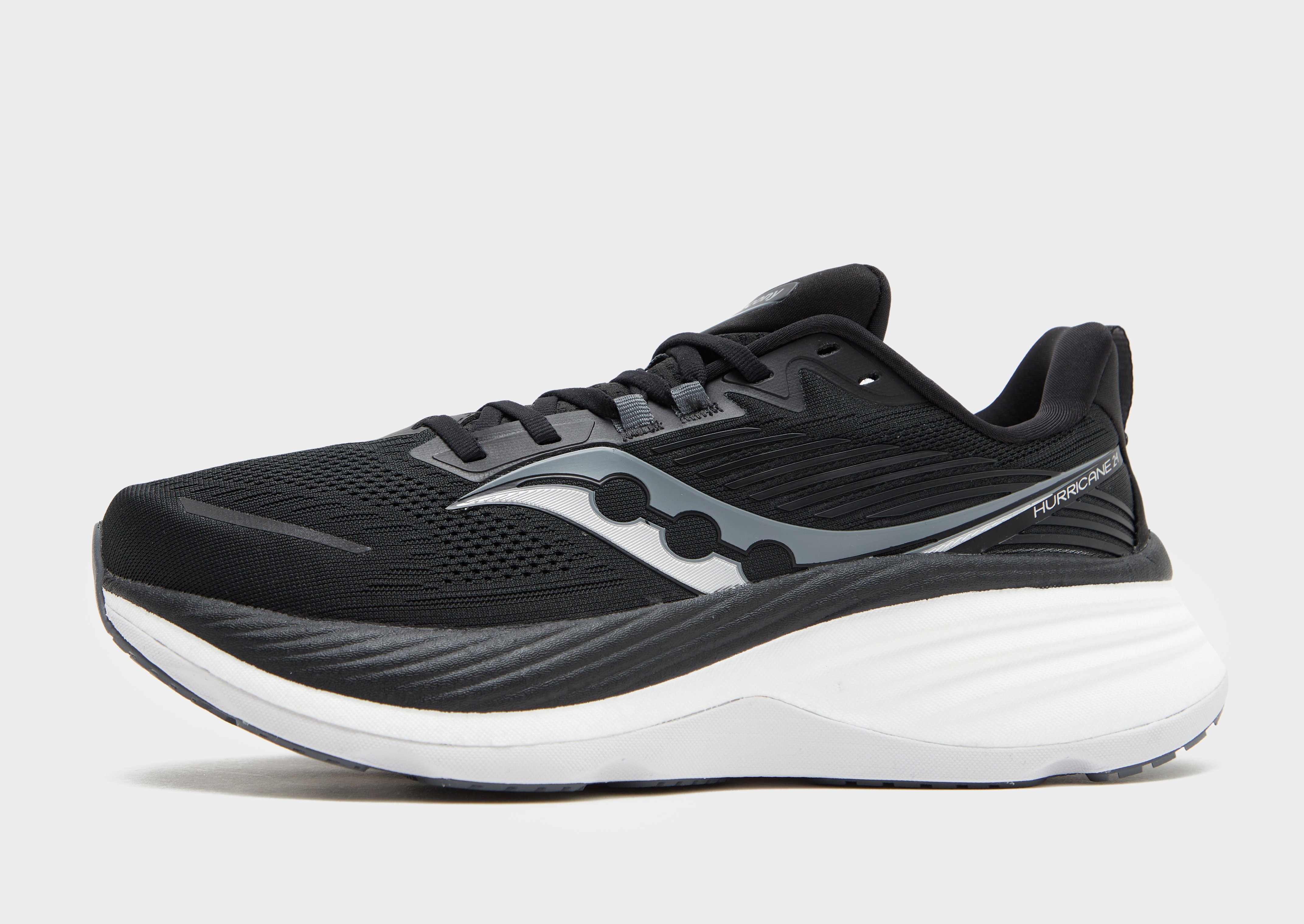 Black Saucony Hurricane 24 - JD Sports