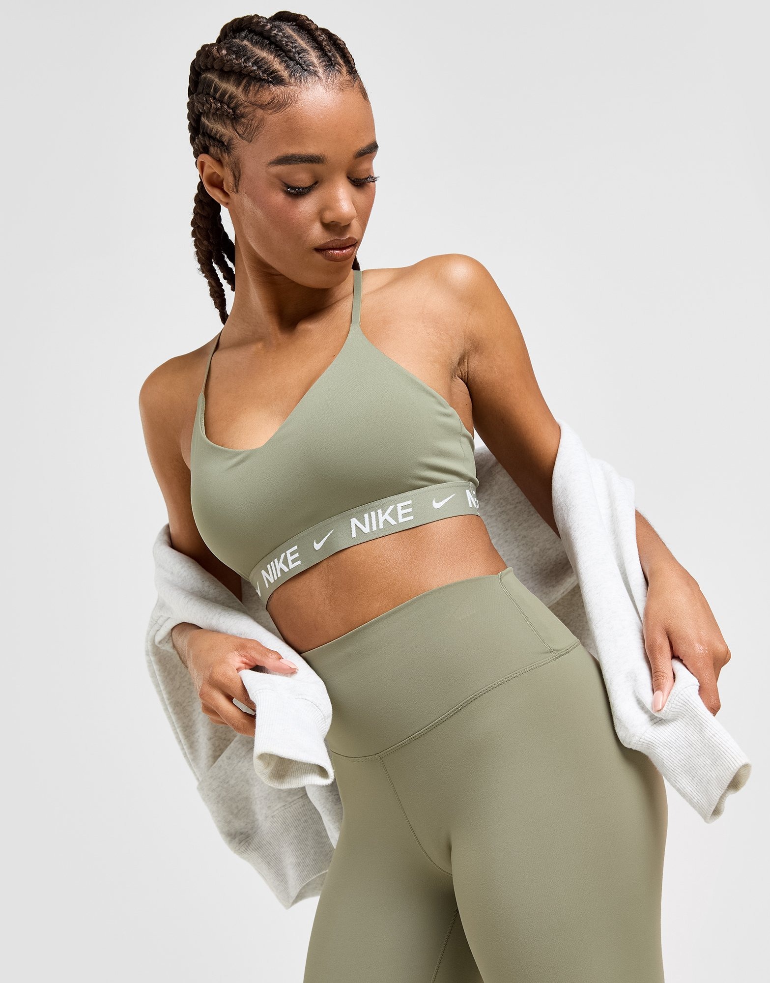 Green Nike Training Indy Sports Bra Jd Sports Ireland