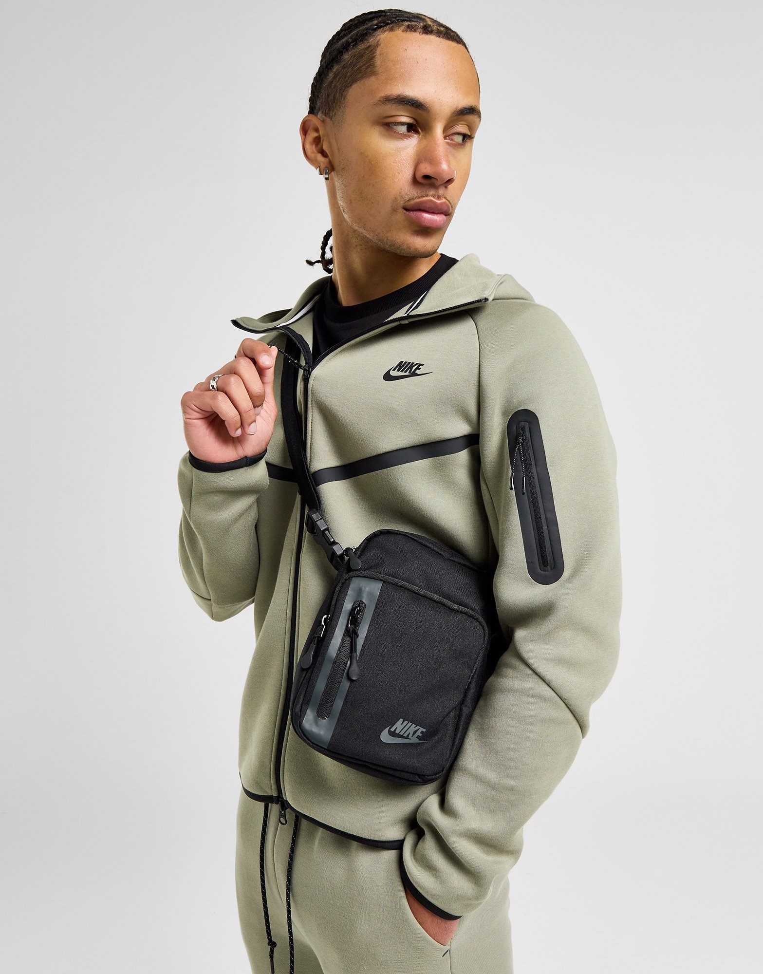 Nike Sudadera Con Capucha Tech Fleece Zip En Verde Jd Sports España