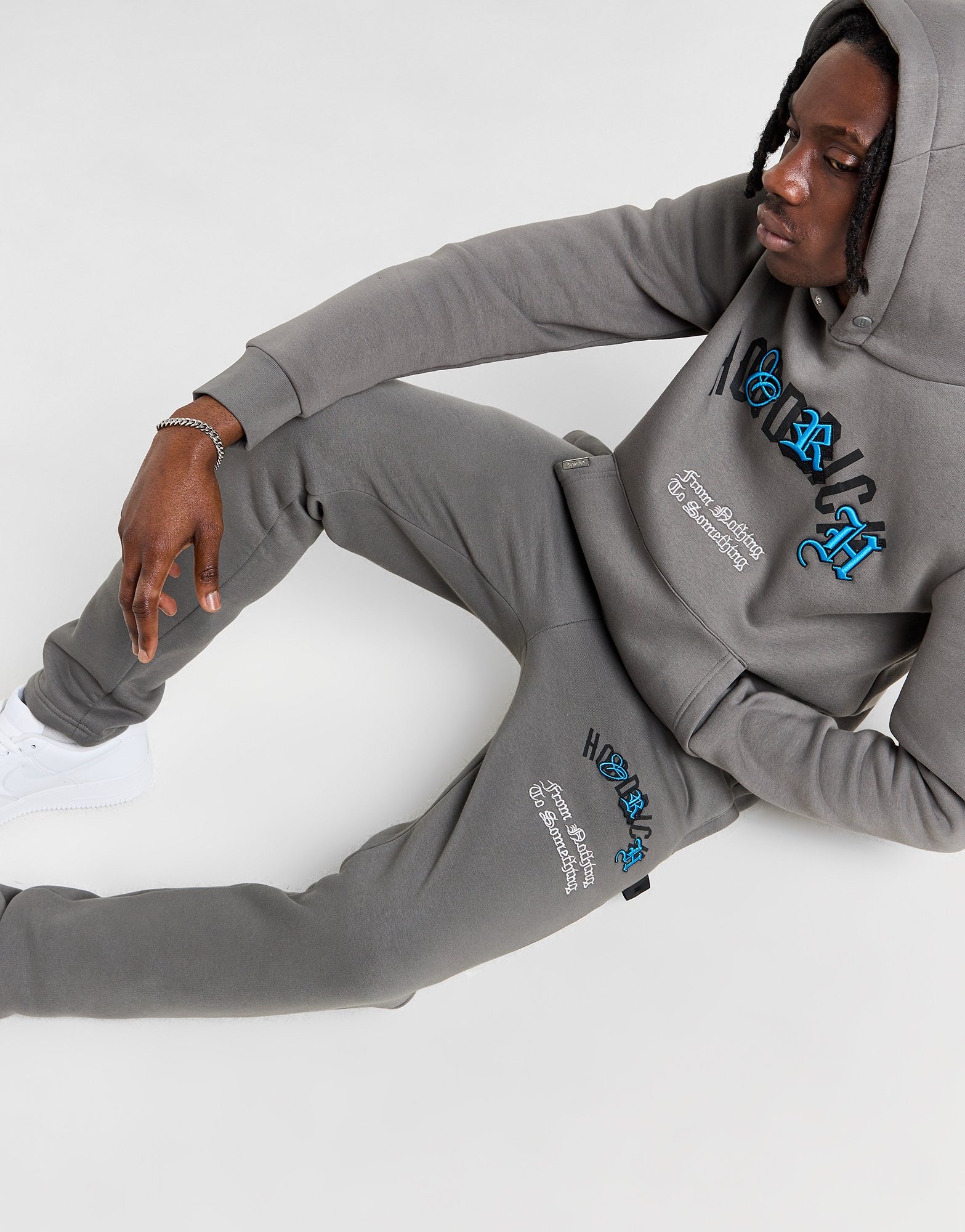 Hoodrich Pantalon de jogging Shadow Homme Gris- JD Sports France