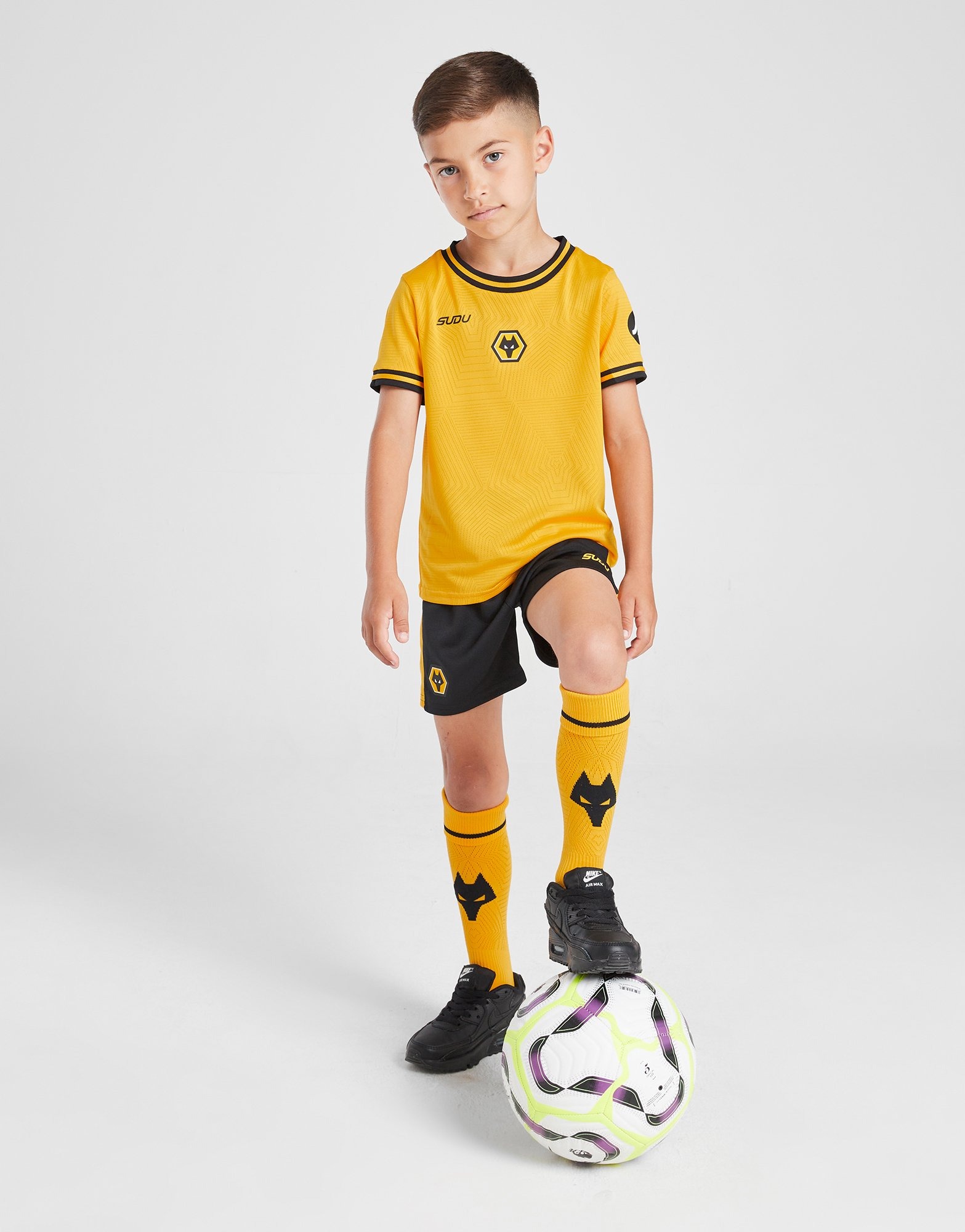 Yellow SUDU Wolverhampton Wanderers FC 2024/25 Kit Children | JD Sports ...