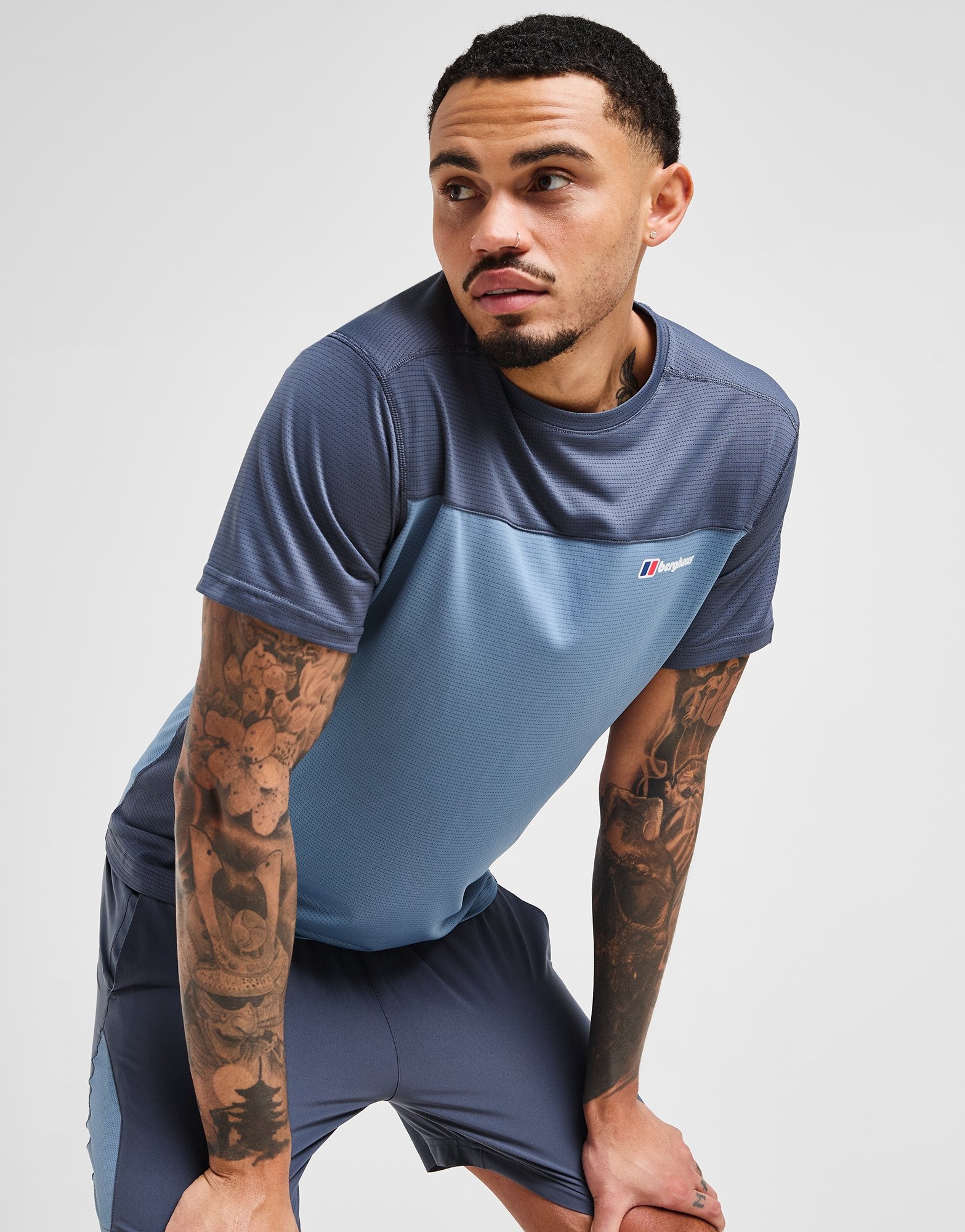 Blue Berghaus Explorer Tech T-Shirt - JD Sports NZ