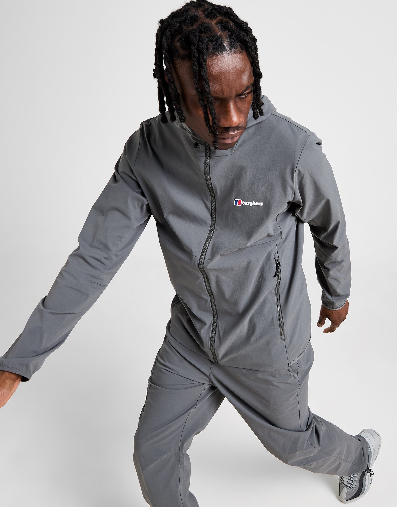 Grey Berghaus Theran Full Zip Jacket - JD Sports Global