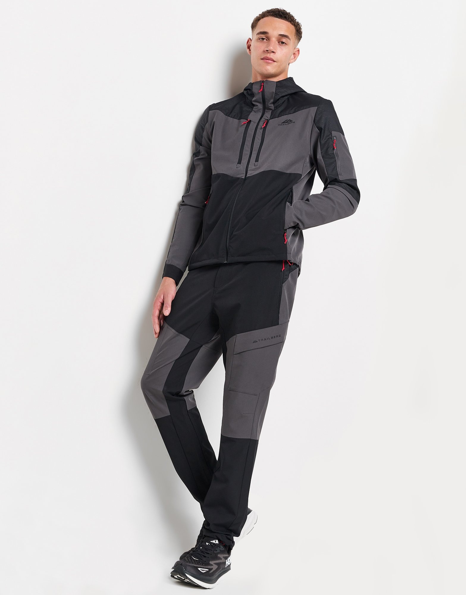 Black Trailberg Elbrus 3.0 Cargo Track Pants - JD Sports NZ