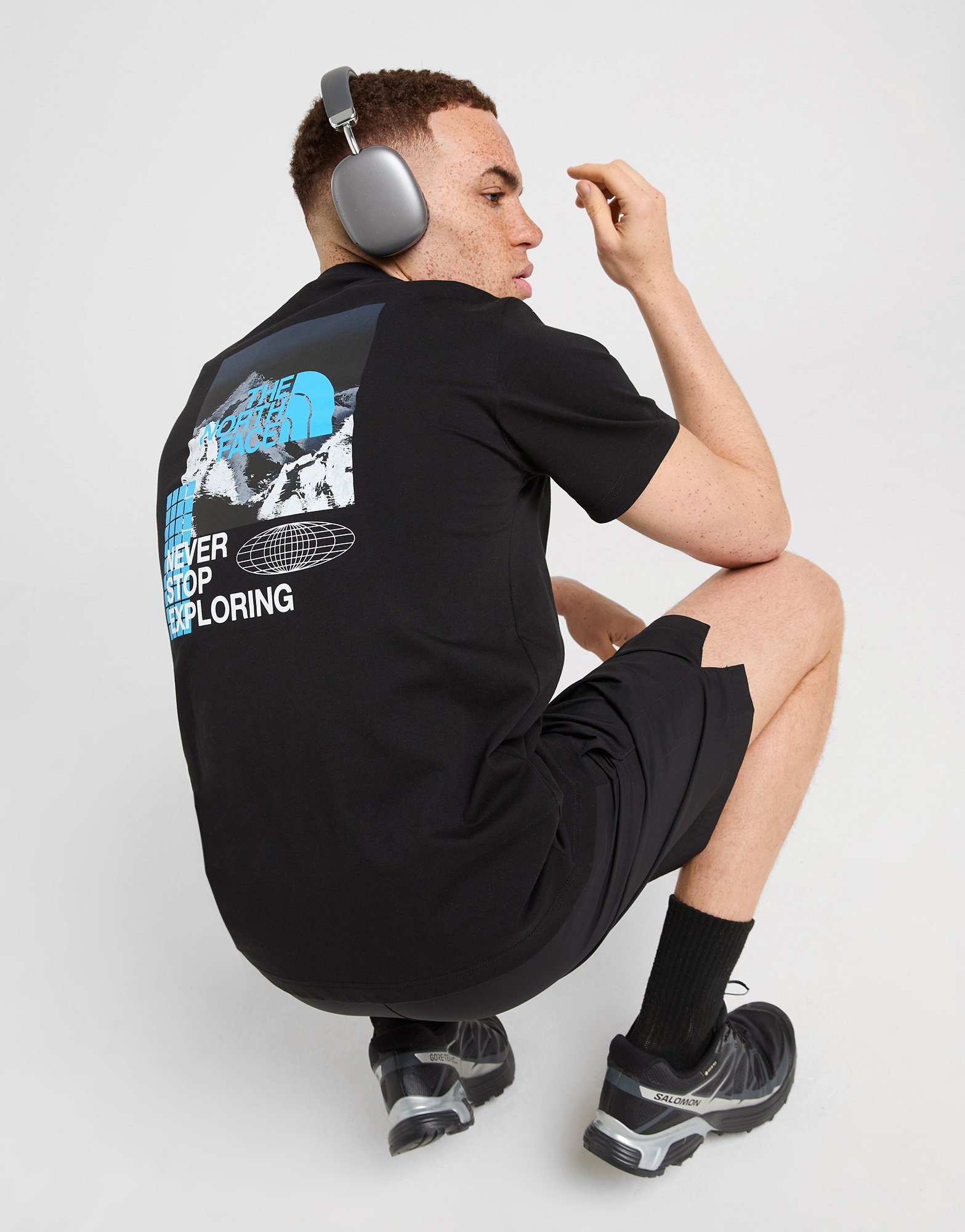 Black The North Face Energy Mountain Graphic T-Shirt | JD Sports