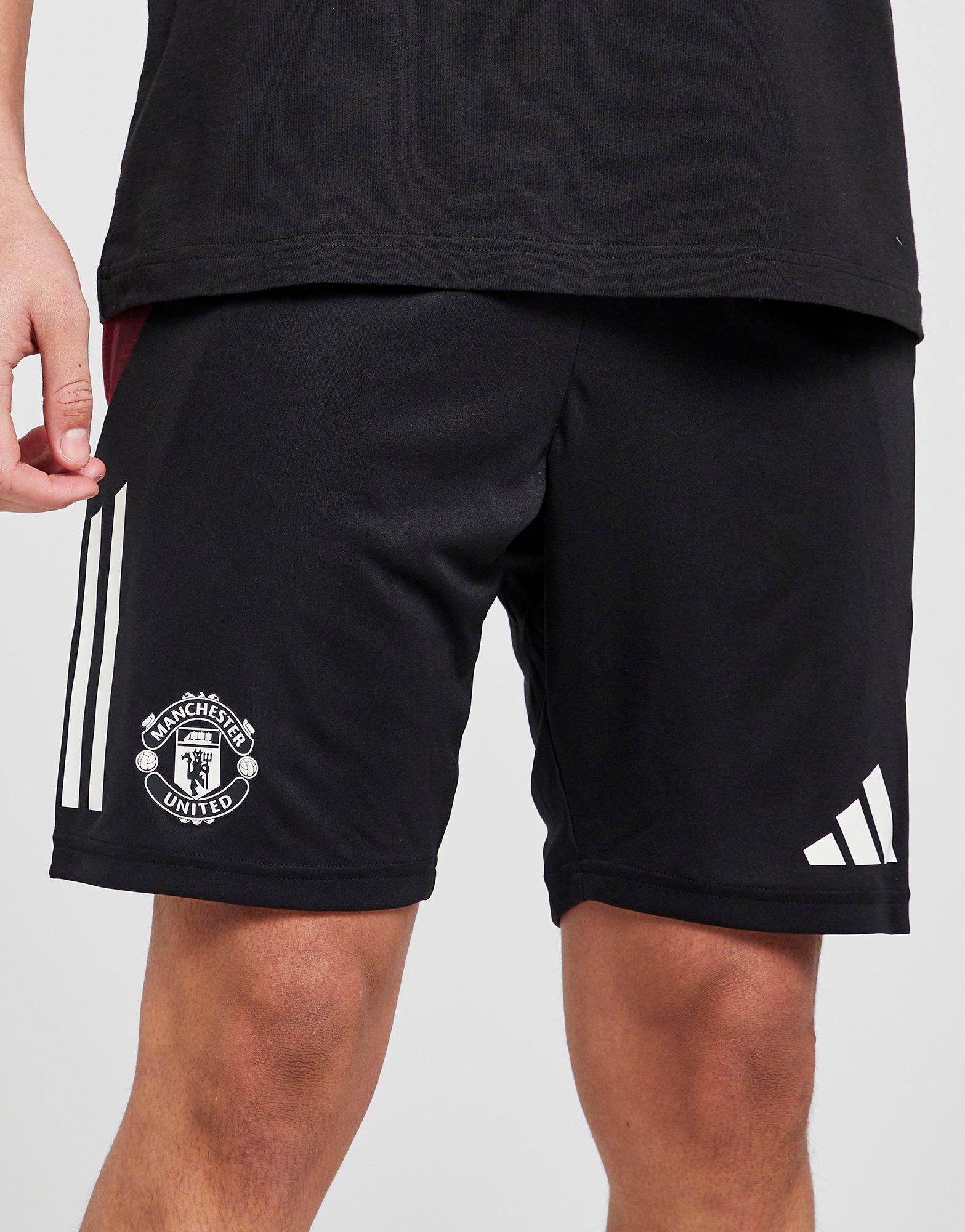 Black adidas Manchester United FC Training Shorts - JD Sports New Zealand
