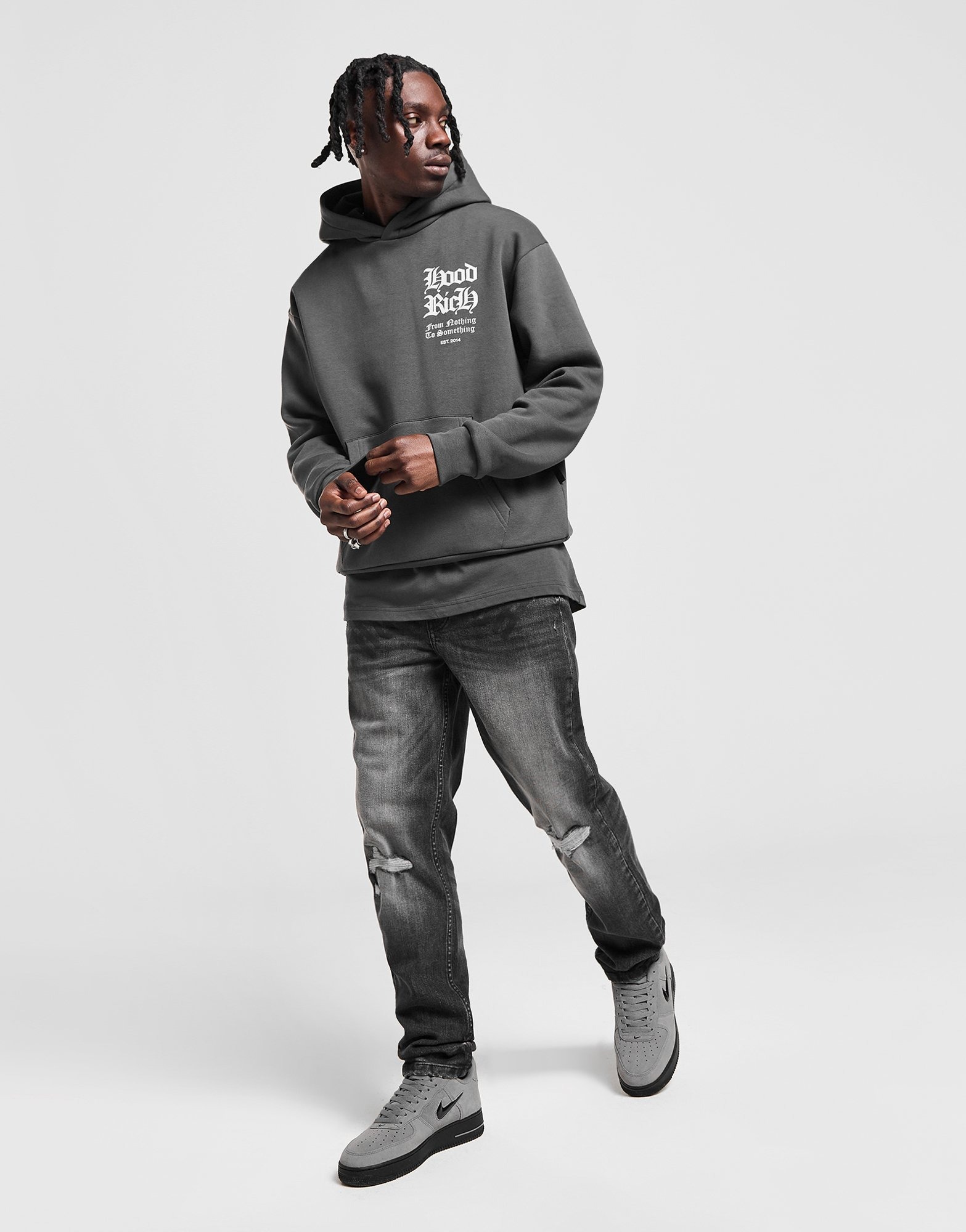 Black Hoodrich Trek Jeans | JD Sports UK